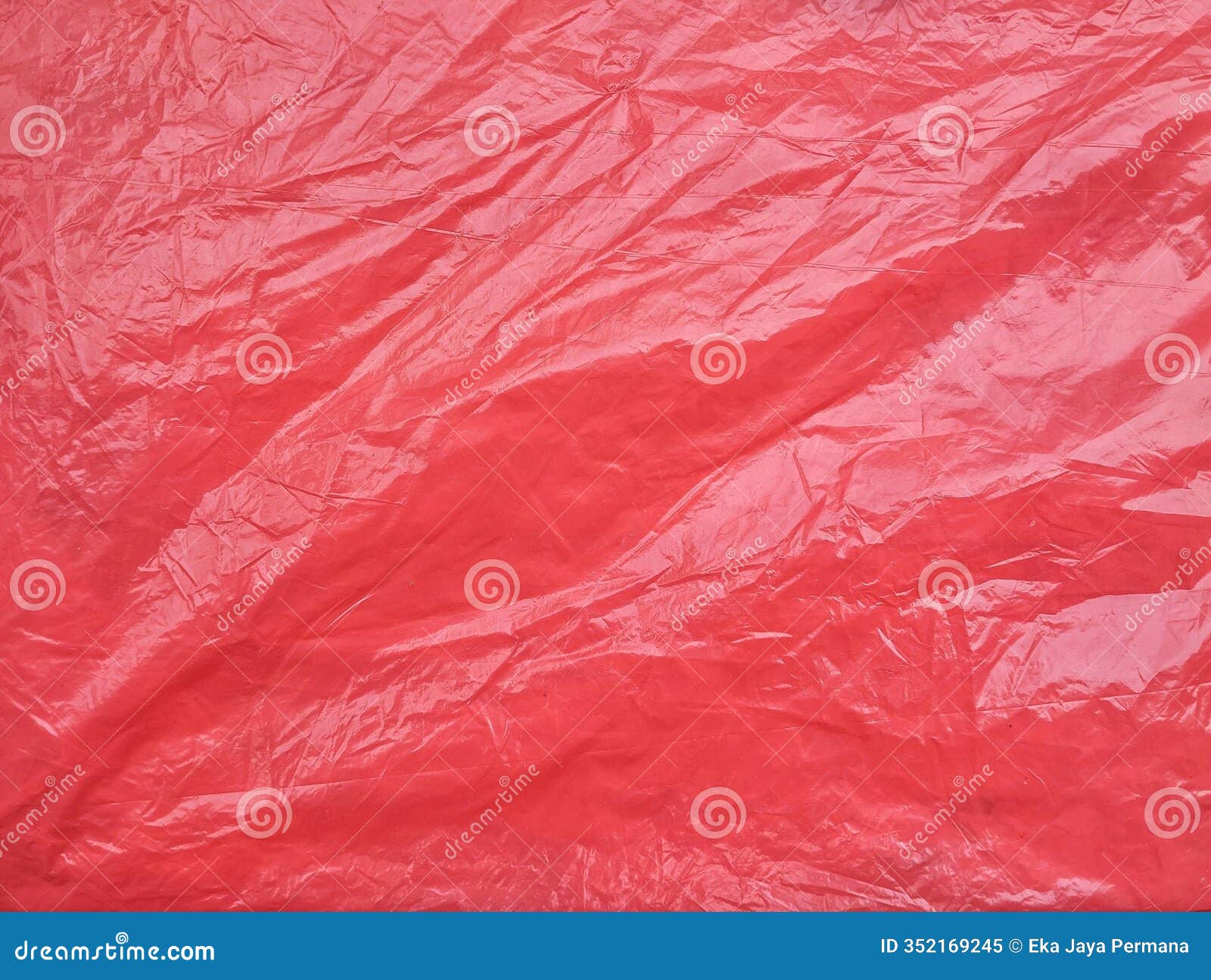 Abstrack Red Crumpled Plastic Bag Texture and Background Stock Image ...
