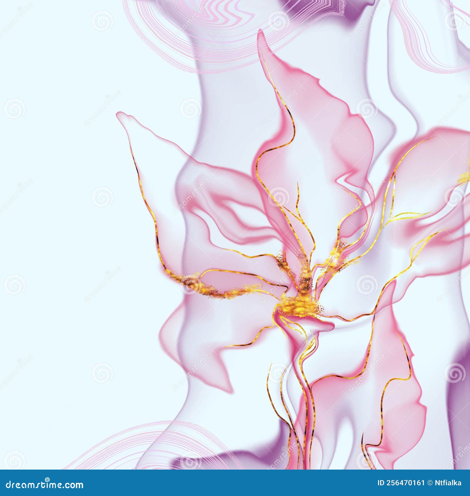 Abstrackt Marble Background. Hand Drawn Stock Illustration - Illustration of finger, flower ...