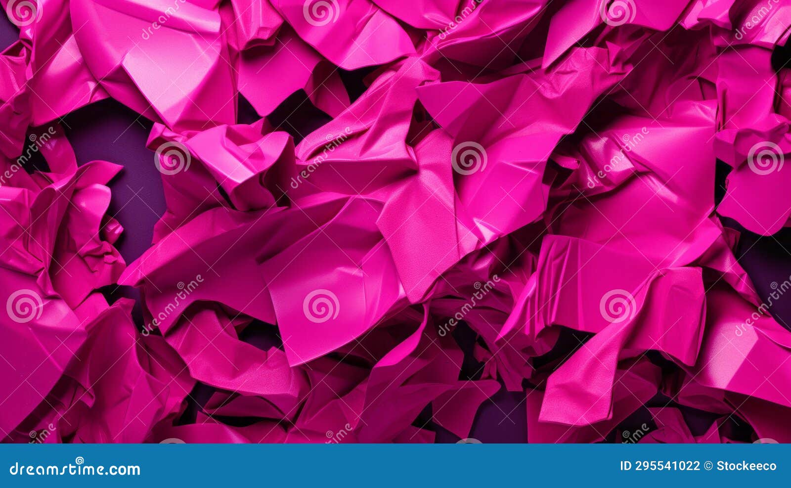 Abstract 2d Rendering of Pink Torn Paper on Purple Background Stock ...