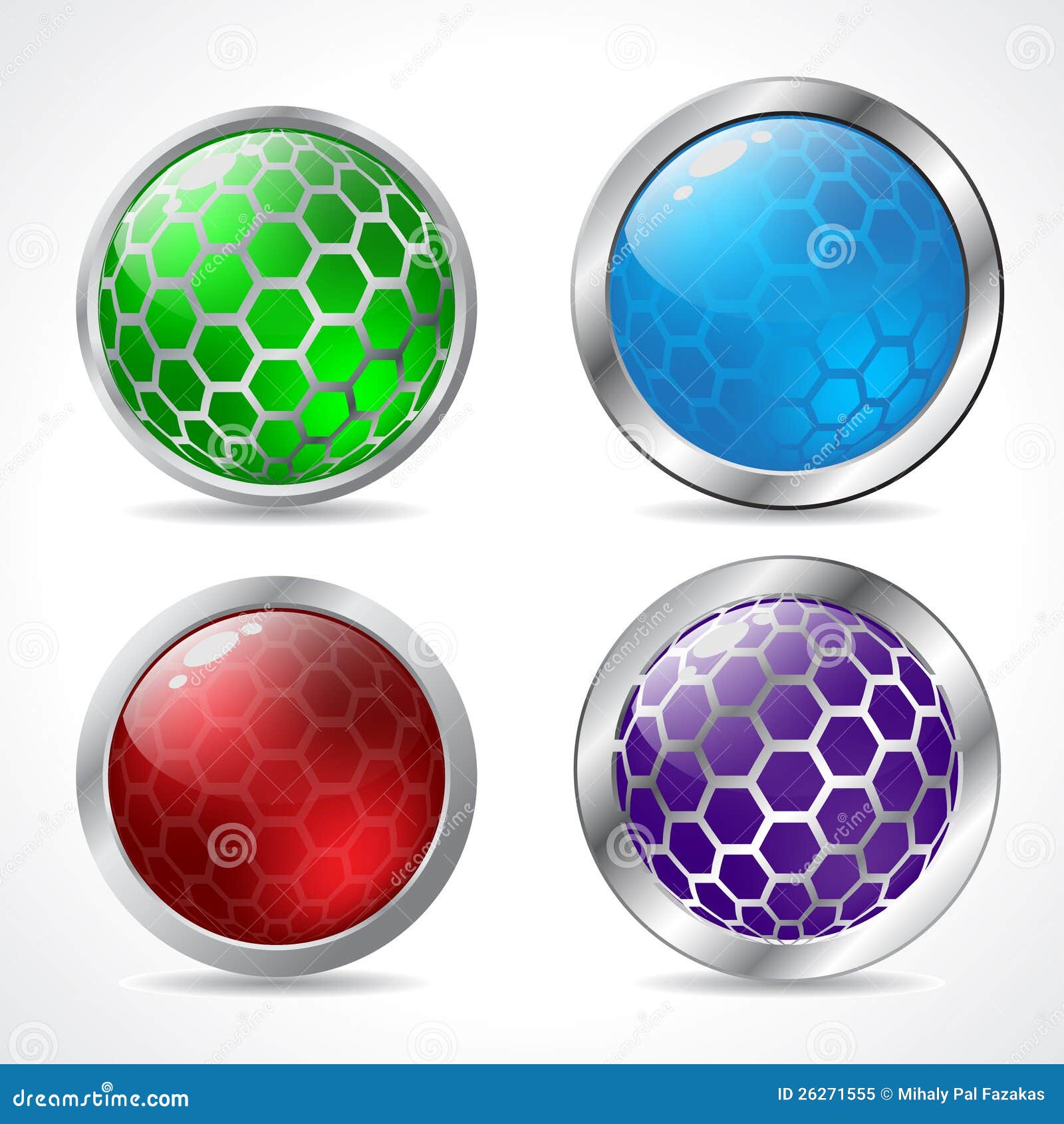 Abstract 3d button designs stock vector. Illustration of eps10 - 26271555