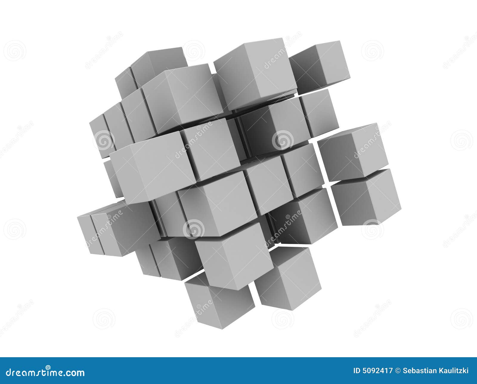 Abstract 3d cubes stock illustration. Illustration of backdrop - 5092417