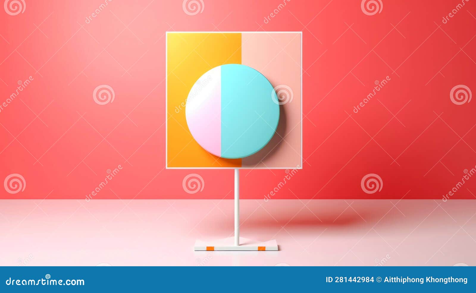 Abstract 3D Geometric Shapes, 3d Element Art Minimal Style, Generative ...