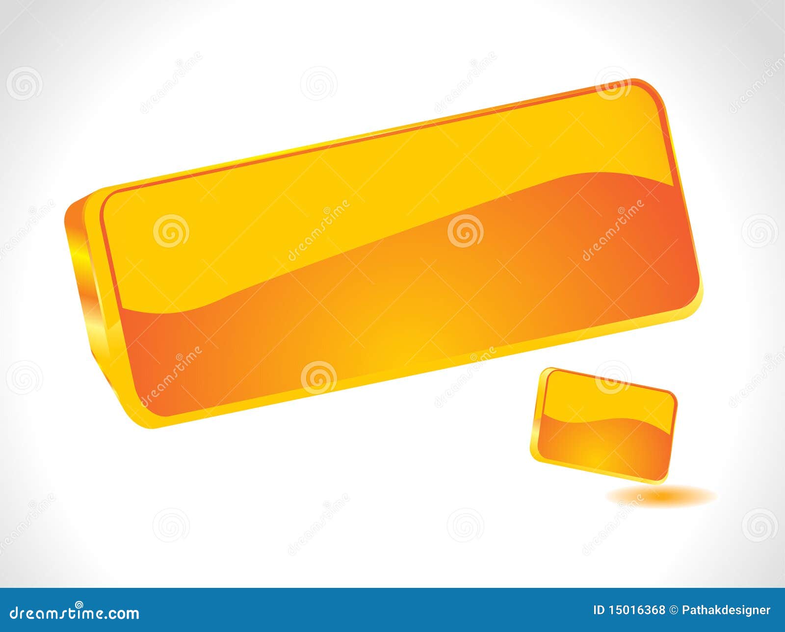 Abstract 3d Glossy Orange Icon Stock Vector - Illustration of color ...
