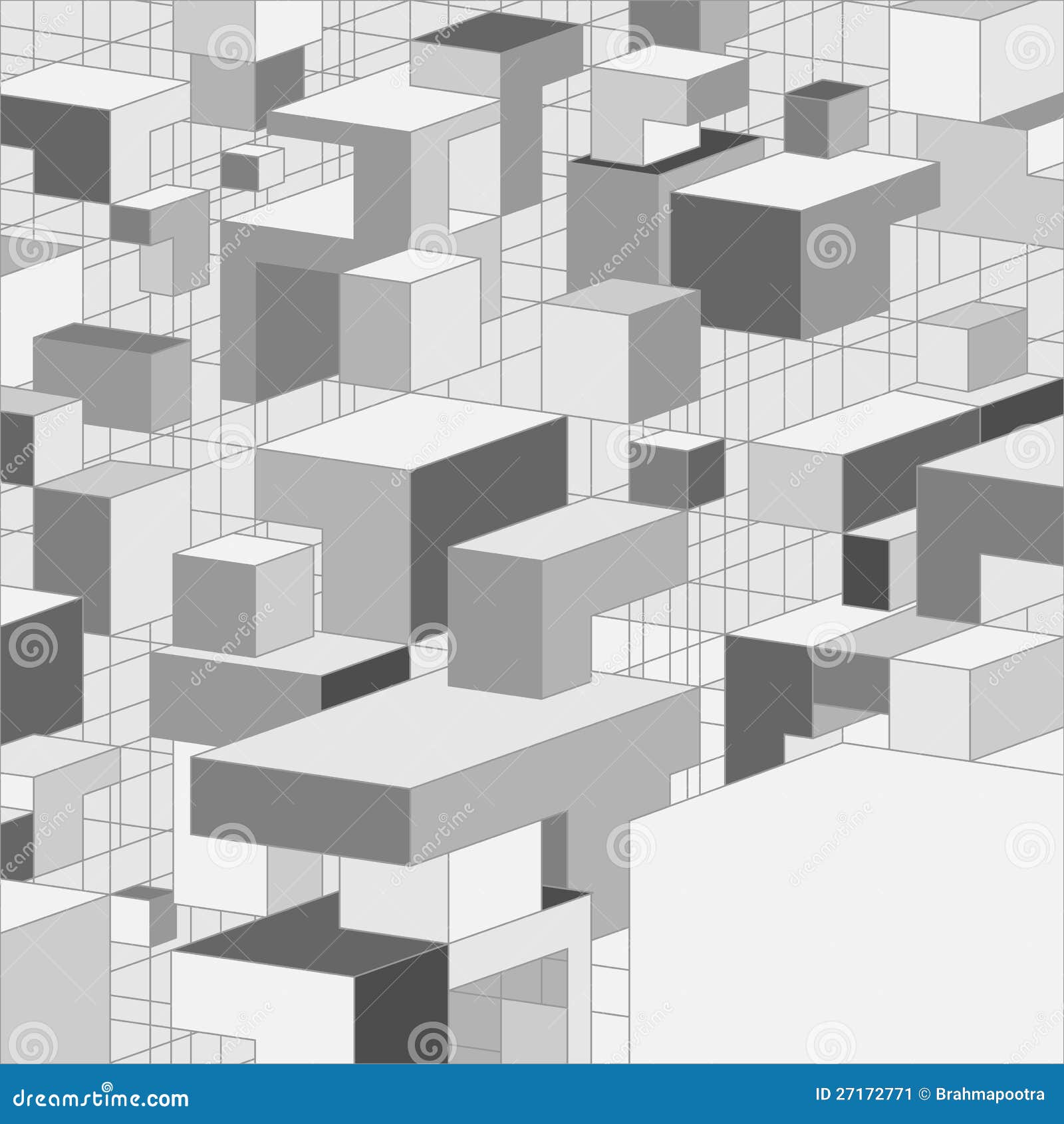 Abstract 3D Grey Background for Design Stock Vector - Illustration of ...