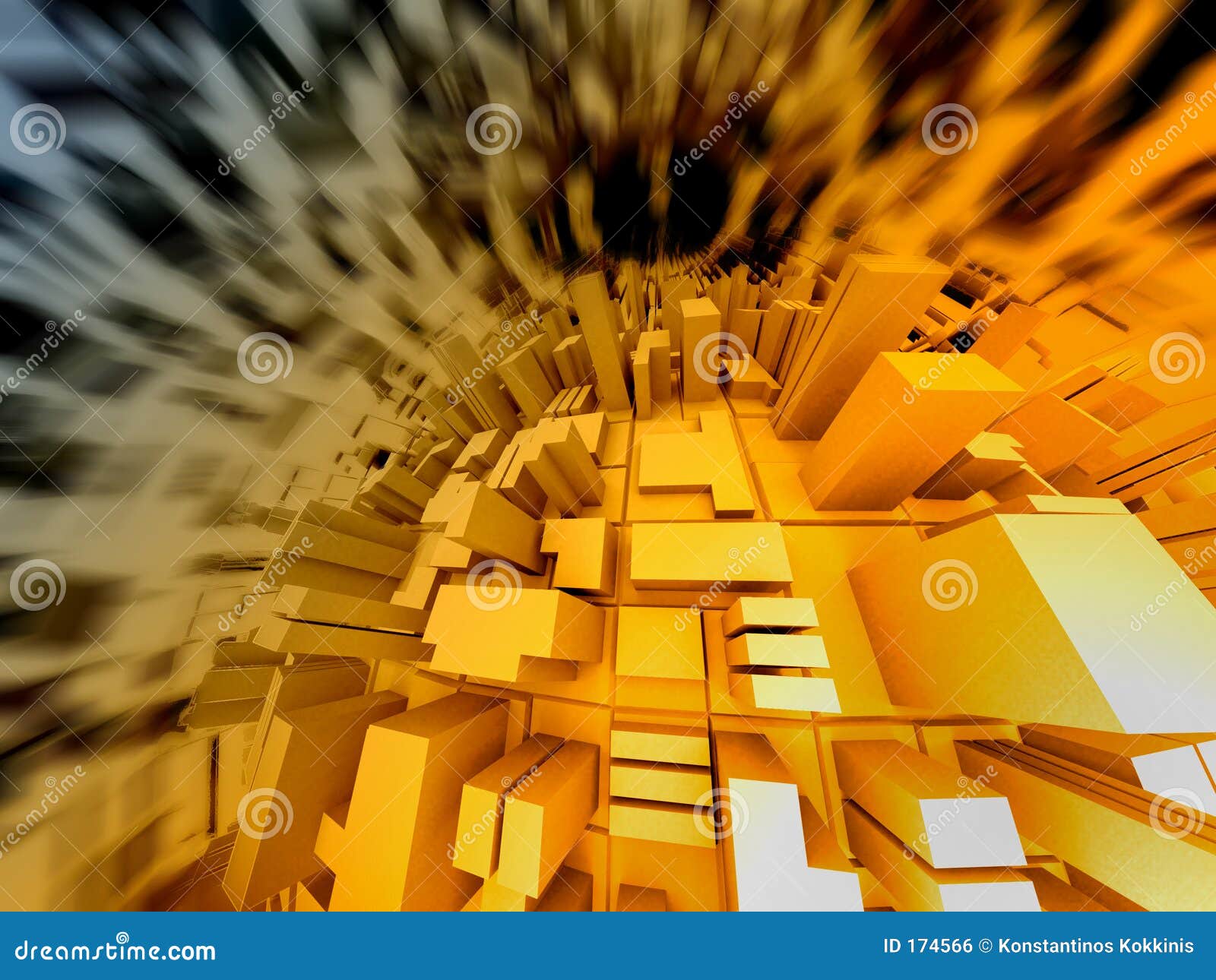 Abstract 3d illustration stock photo. Image of design, tech - 174566