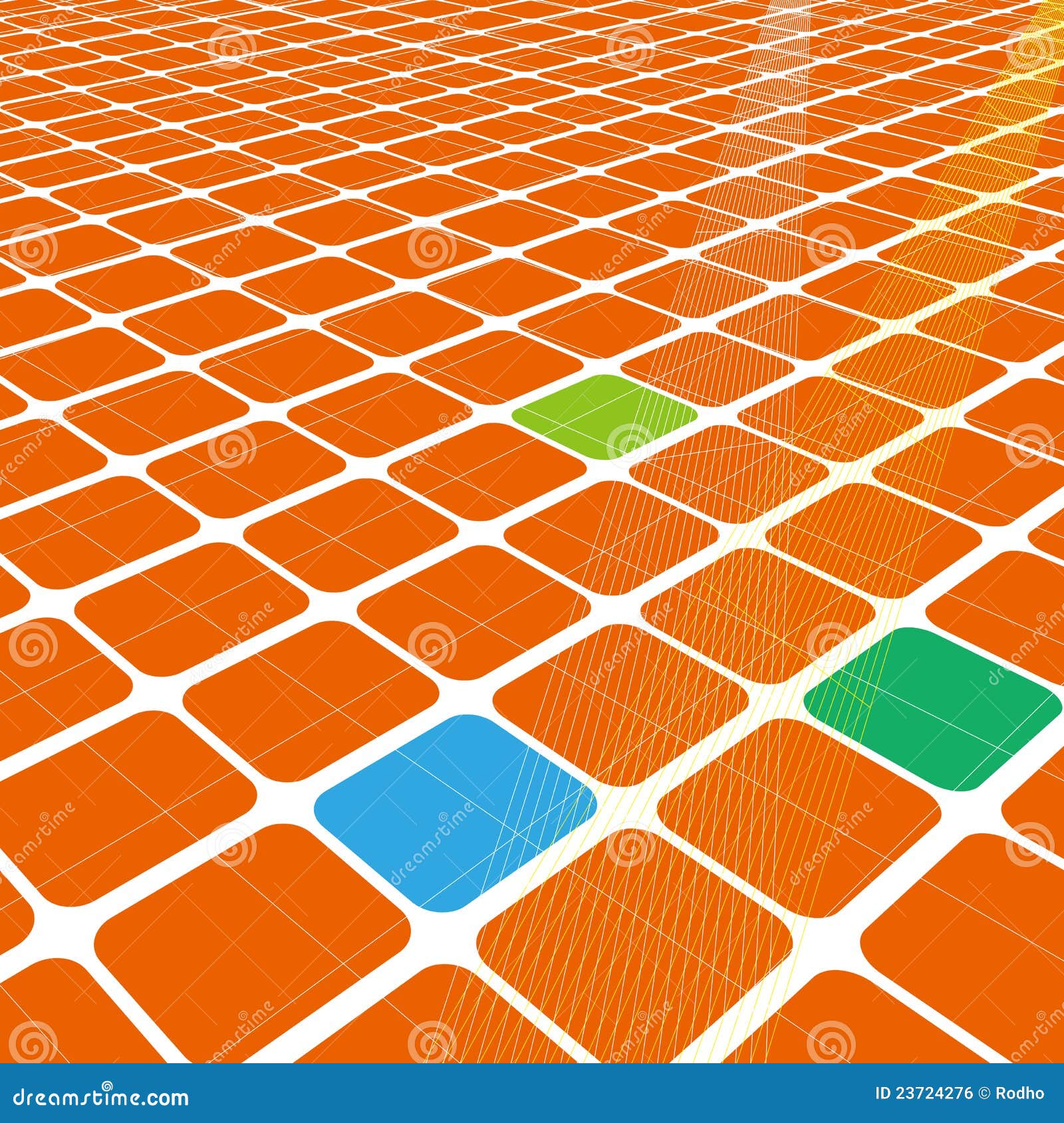 Abstract 3d infinite grid stock illustration. Illustration of empty ...