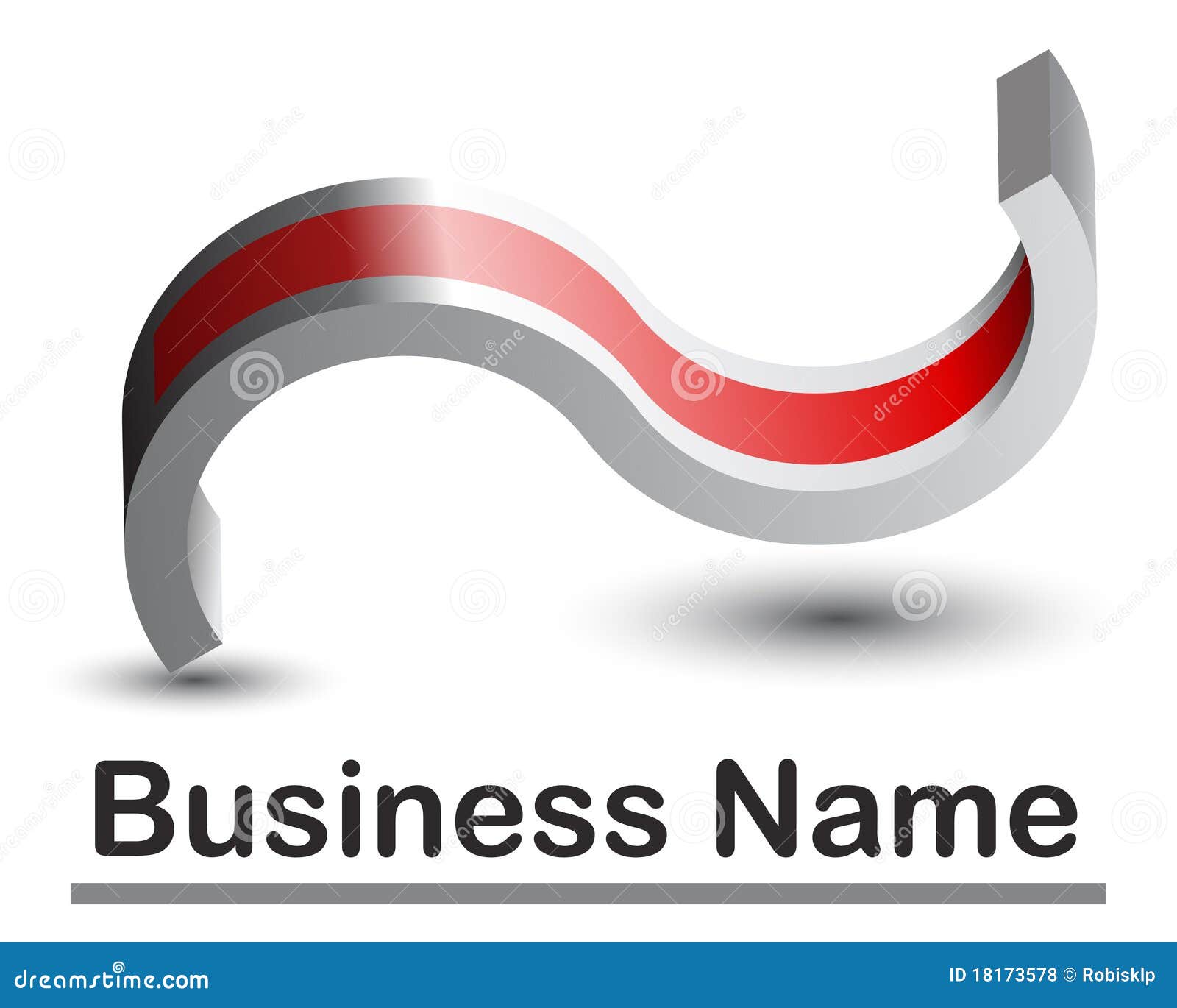 Abstract 3d logo stock vector. Illustration of pictogram - 18173578