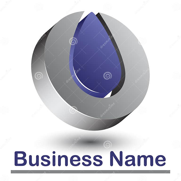 Abstract 3d logo stock vector. Illustration of name, pictogram - 18173664