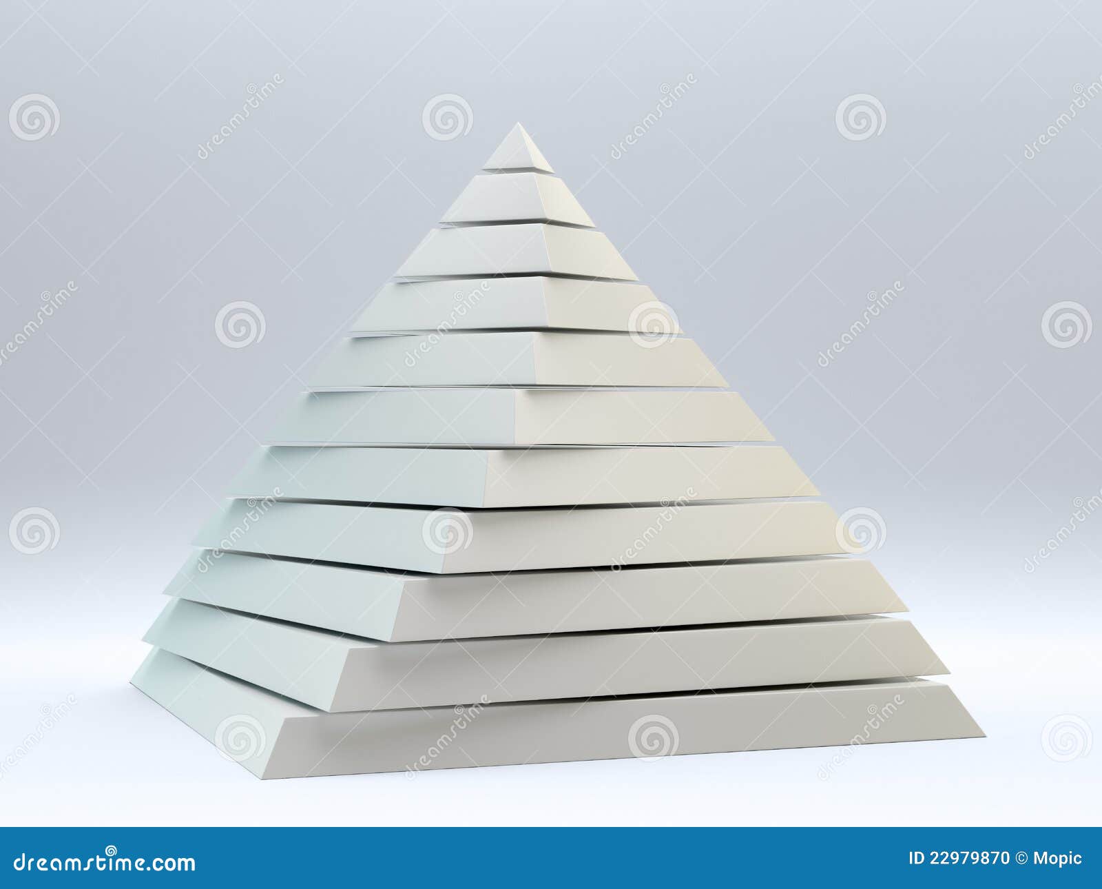 Abstract 3d pyramid stock illustration. Illustration of future - 22979870