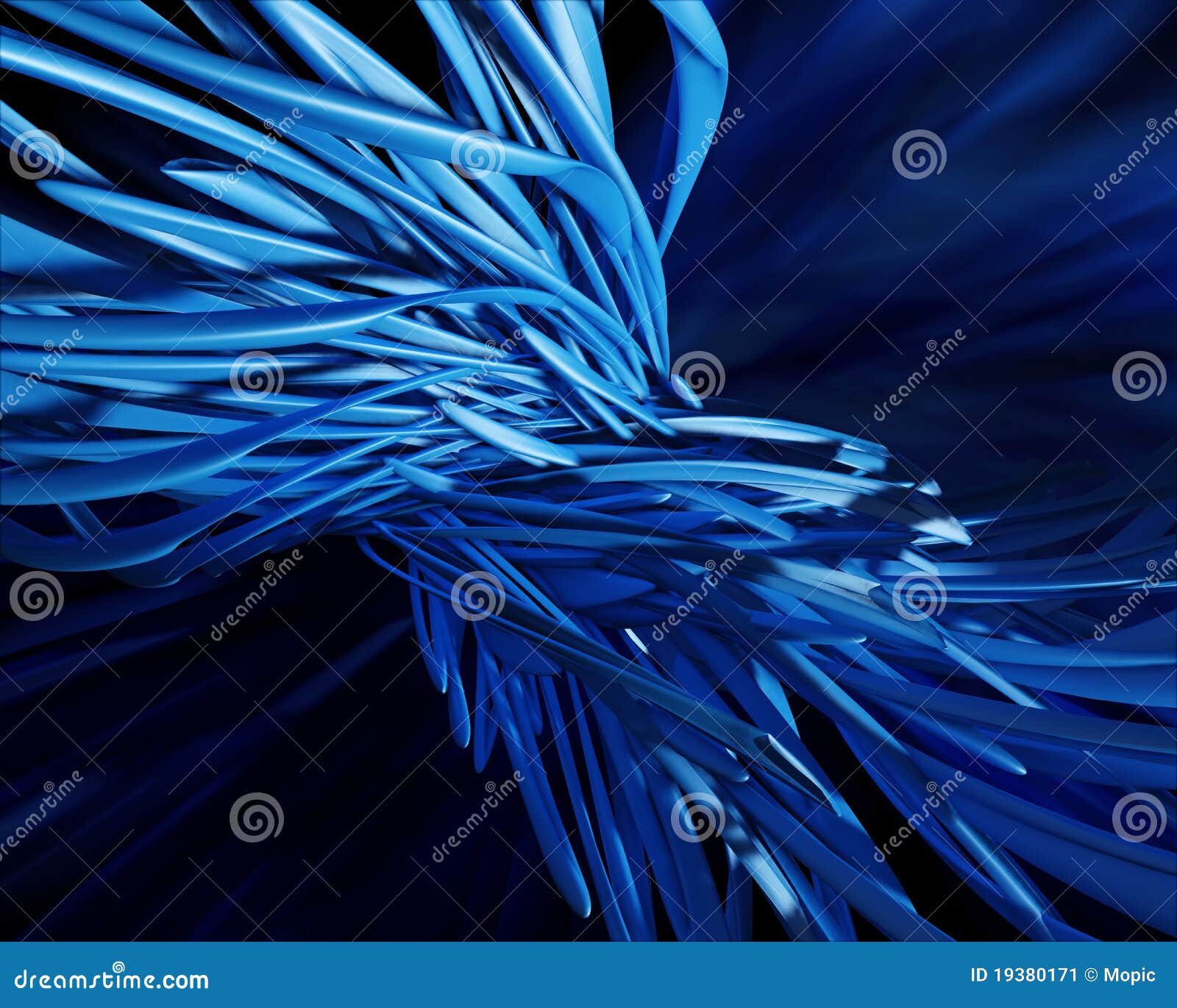 Abstract 3d shapes stock illustration. Illustration of background ...