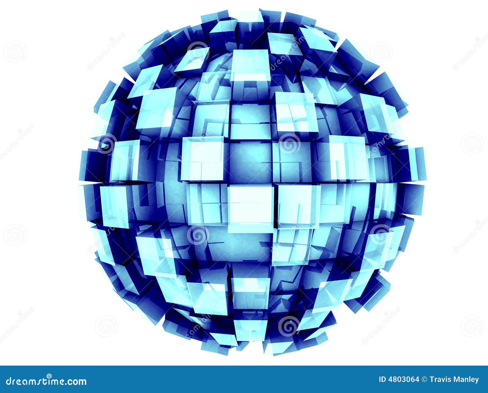 Abstract 3d Sphere stock illustration. Illustration of computer - 4803064