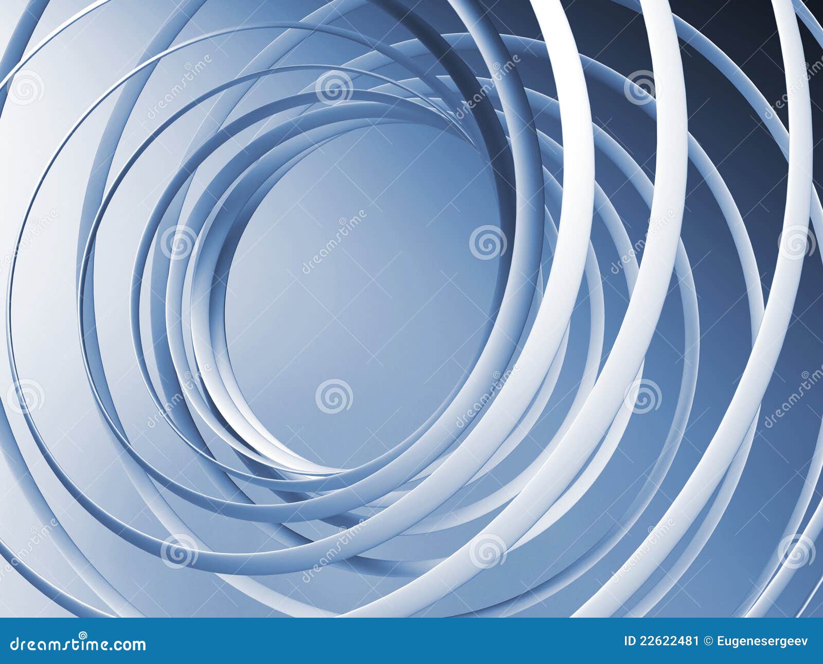 Abstract 3d Spiral Background Stock Illustration - Illustration of ...