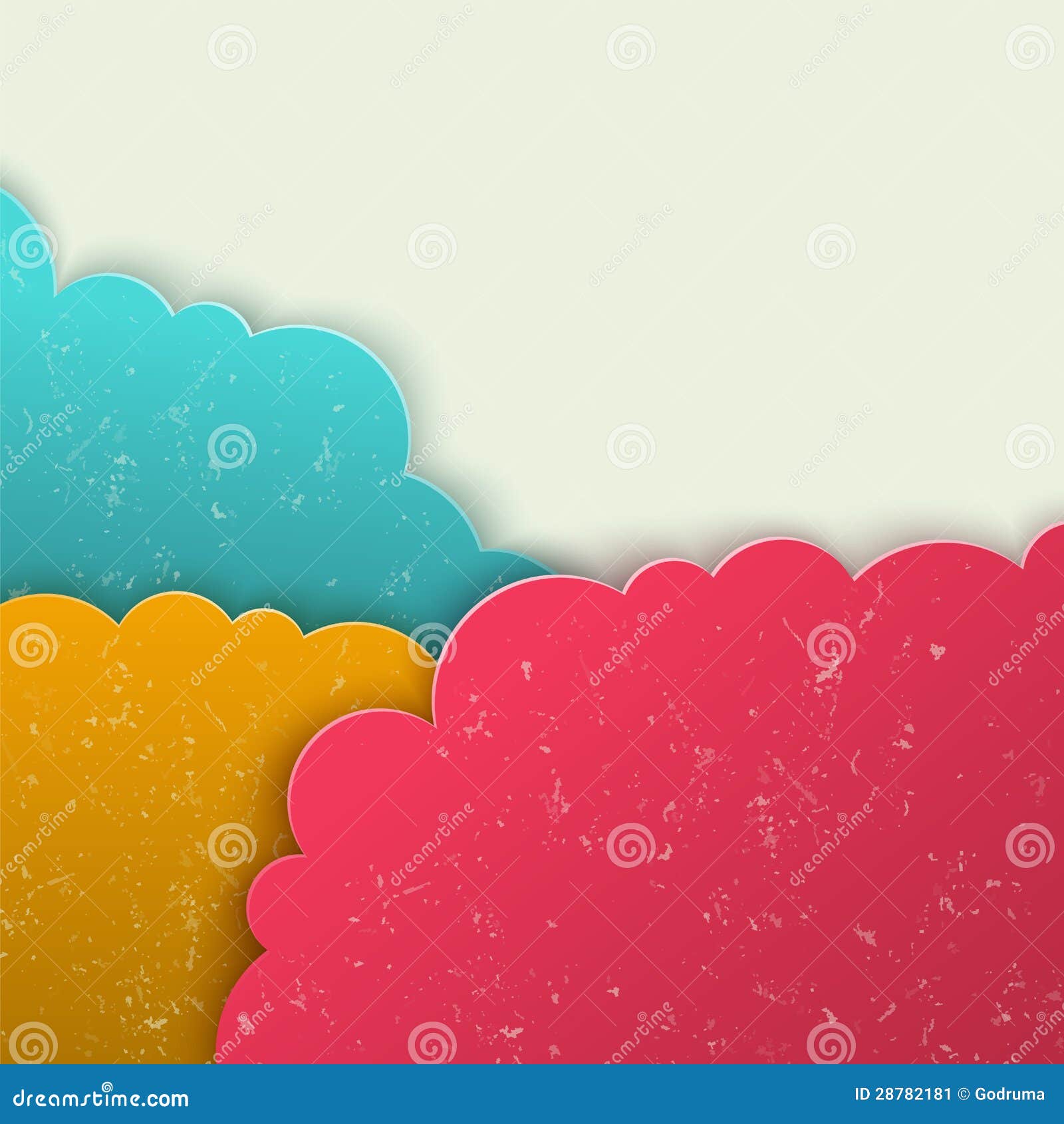 Abstract 3d Vector Background. Clouds Form Stock Vector - Illustration ...