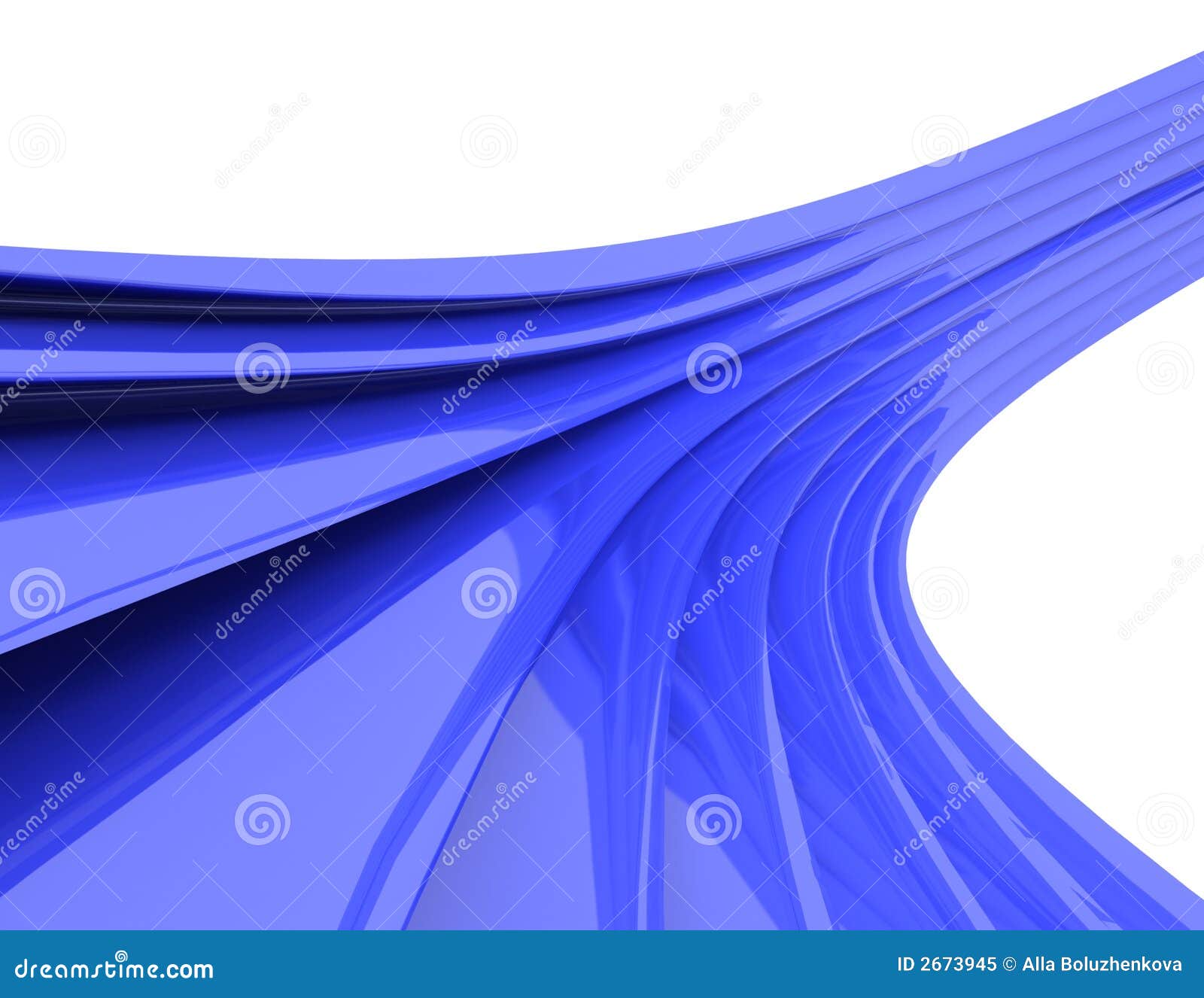 Abstract 3d waves stock illustration. Illustration of backdrop - 2673945