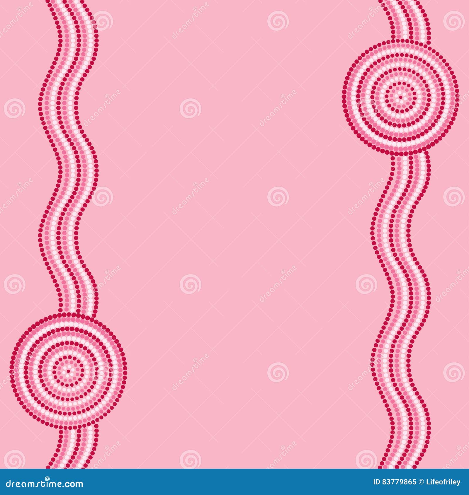 Abstract Aboriginal Line Painting Stock Illustration - Illustration of ...