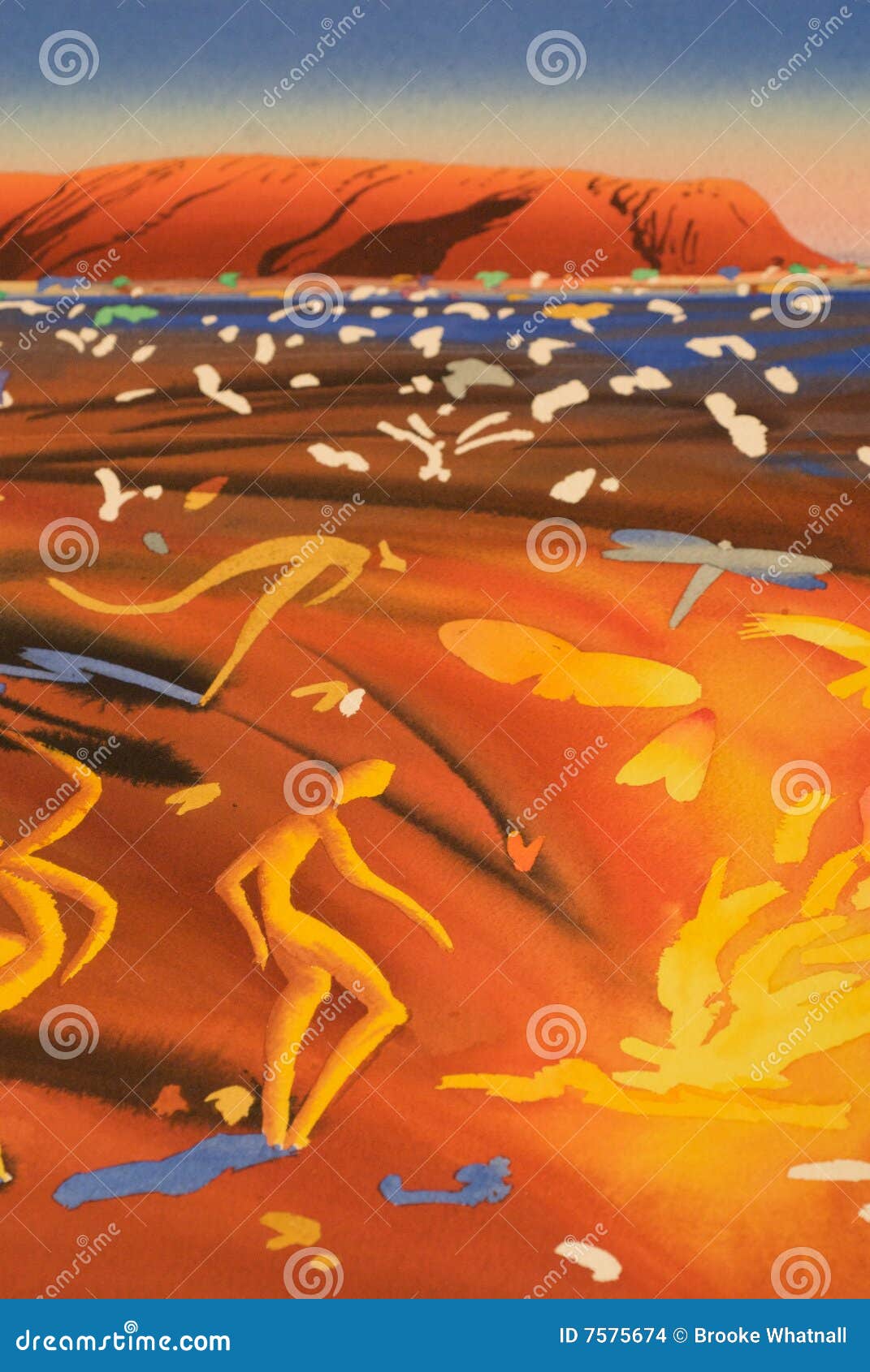 Abstract Aboriginal Texture Stock Photography | CartoonDealer.com #6605990