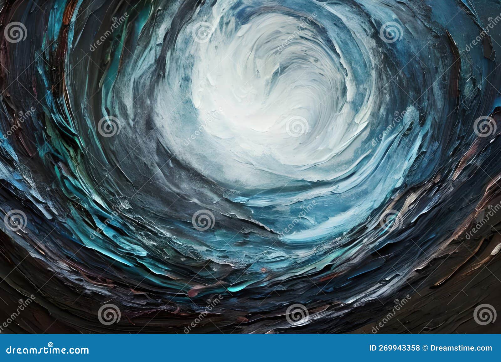 Light Emerging from the Darkness Stock Illustration - Illustration of ...