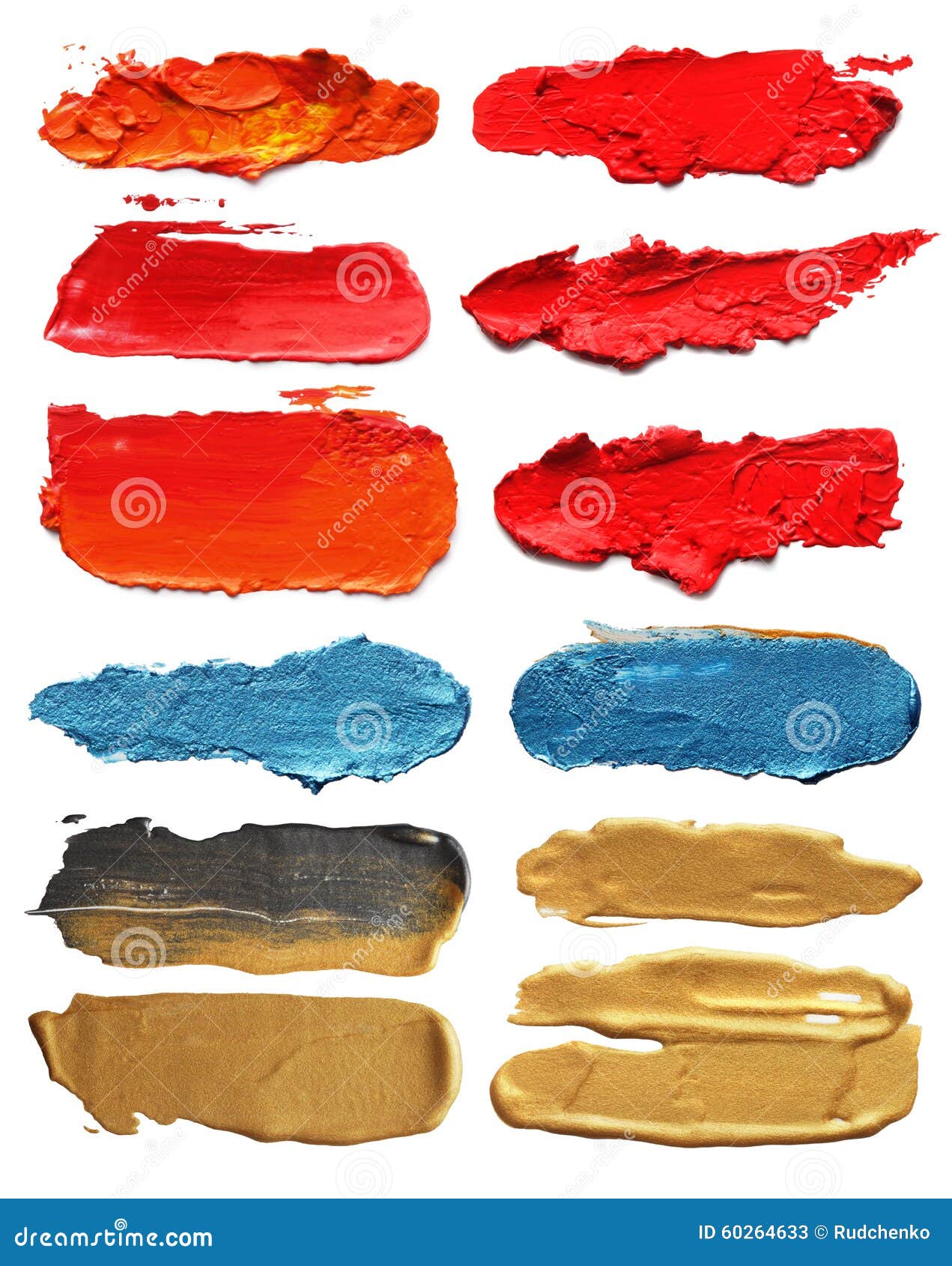 Abstract Acrylic Brush Strokes Stock Image - Image of frame, painting ...