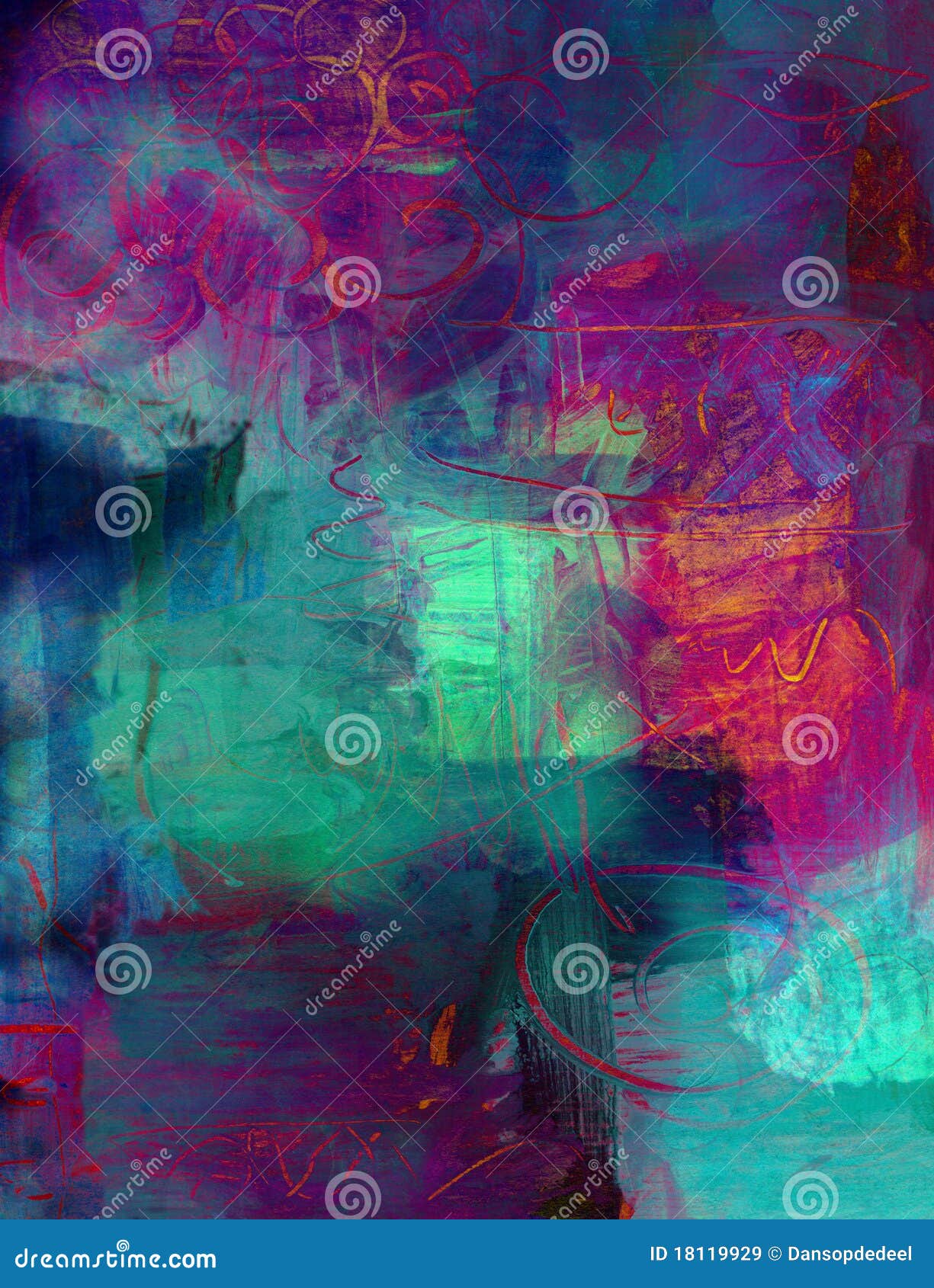 Abstract Acrylic Paint Background Stock Illustration - Illustration of ...