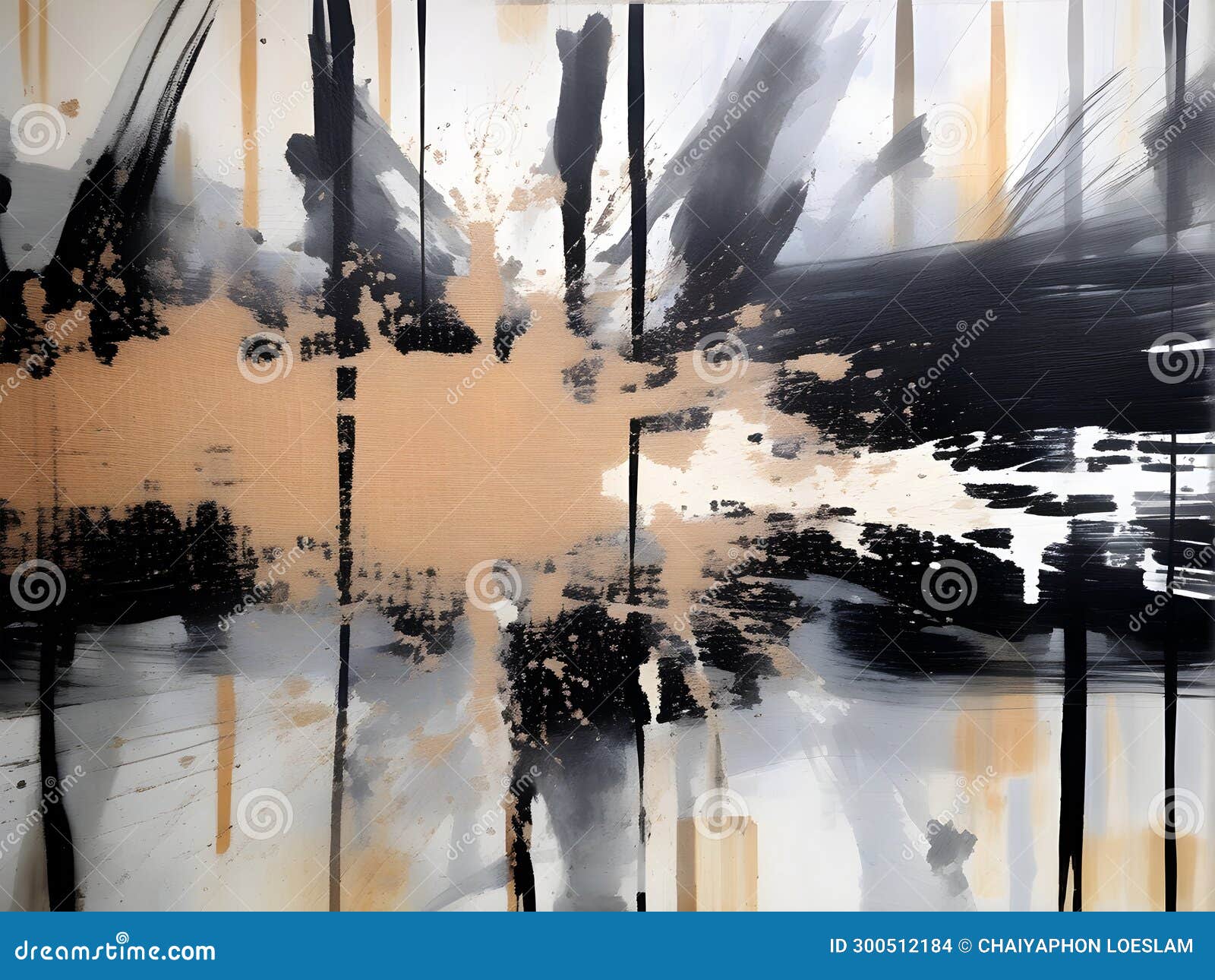 Abstract Acrylic Paint Background. Creative Abstract Hand Painted ...