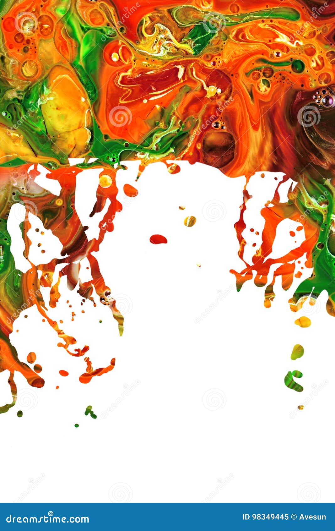 Abstract Acrylic Paint Splash Background Stock Image - Image of fluid ...