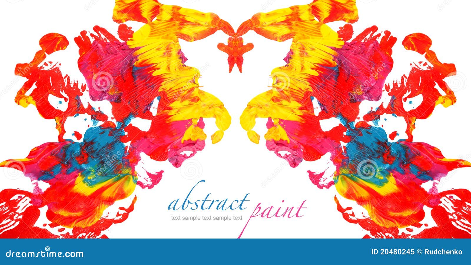 Abstract Acrylic Painted Background Stock Illustration - Illustration ...