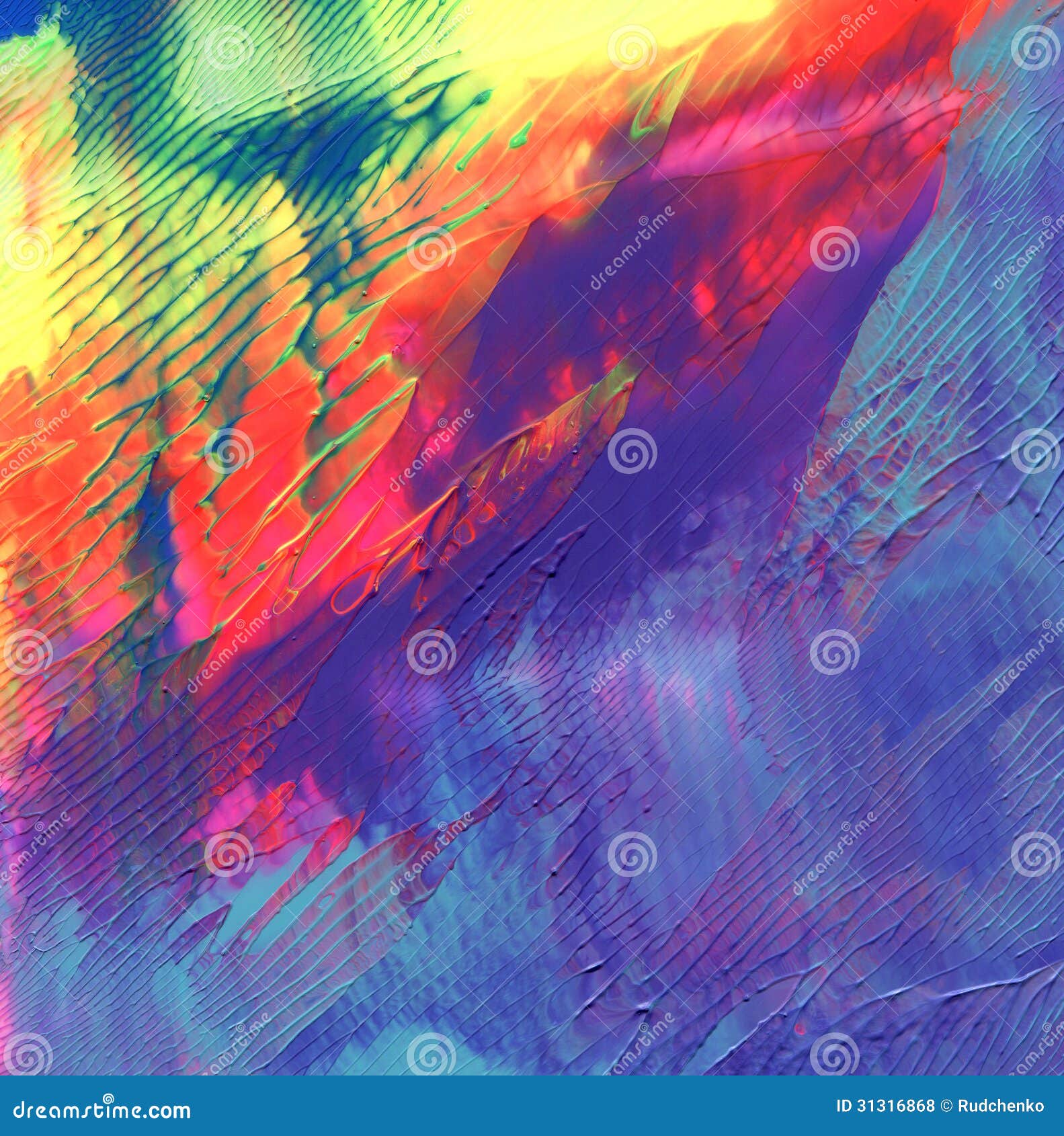 Abstract Acrylic Painted Background Stock Photo - Image of vibrant ...