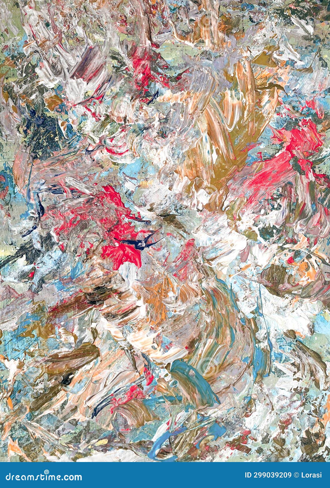 Abstract acrylic painting stock illustration. Illustration of ...