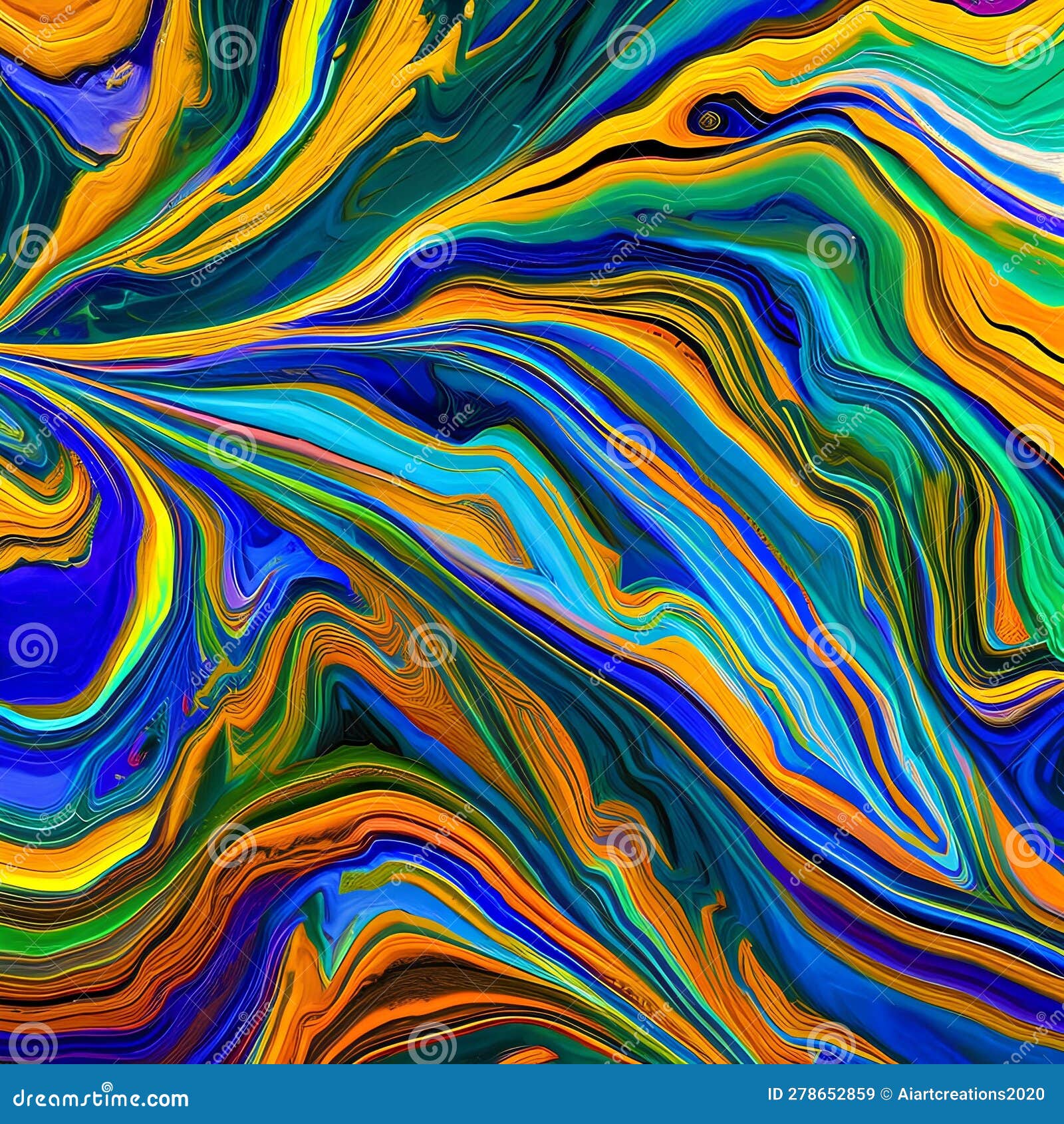 737 Abstract Acrylic Pours: an Artistic and Expressive Background ...