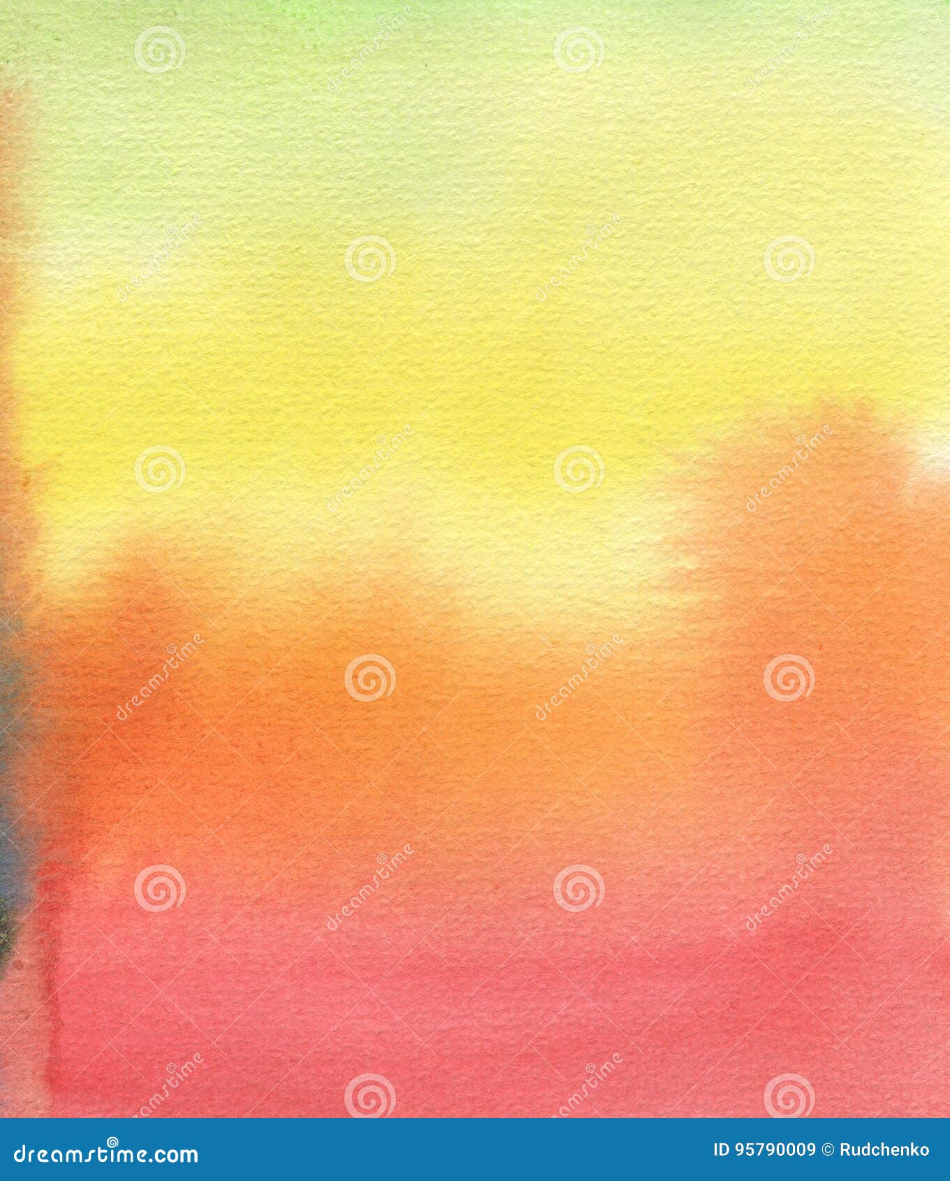 Abstract Acrylic and Watercolor Gradient Painted Background. Stock ...