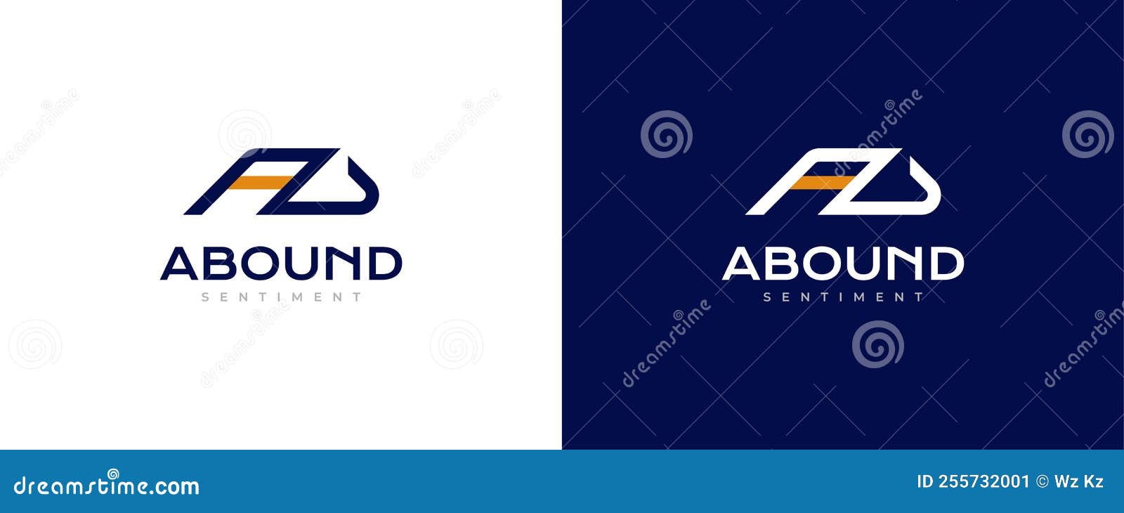 Abstract AD Monogram Logo Design. Initial a and D Logo with Minimalist ...