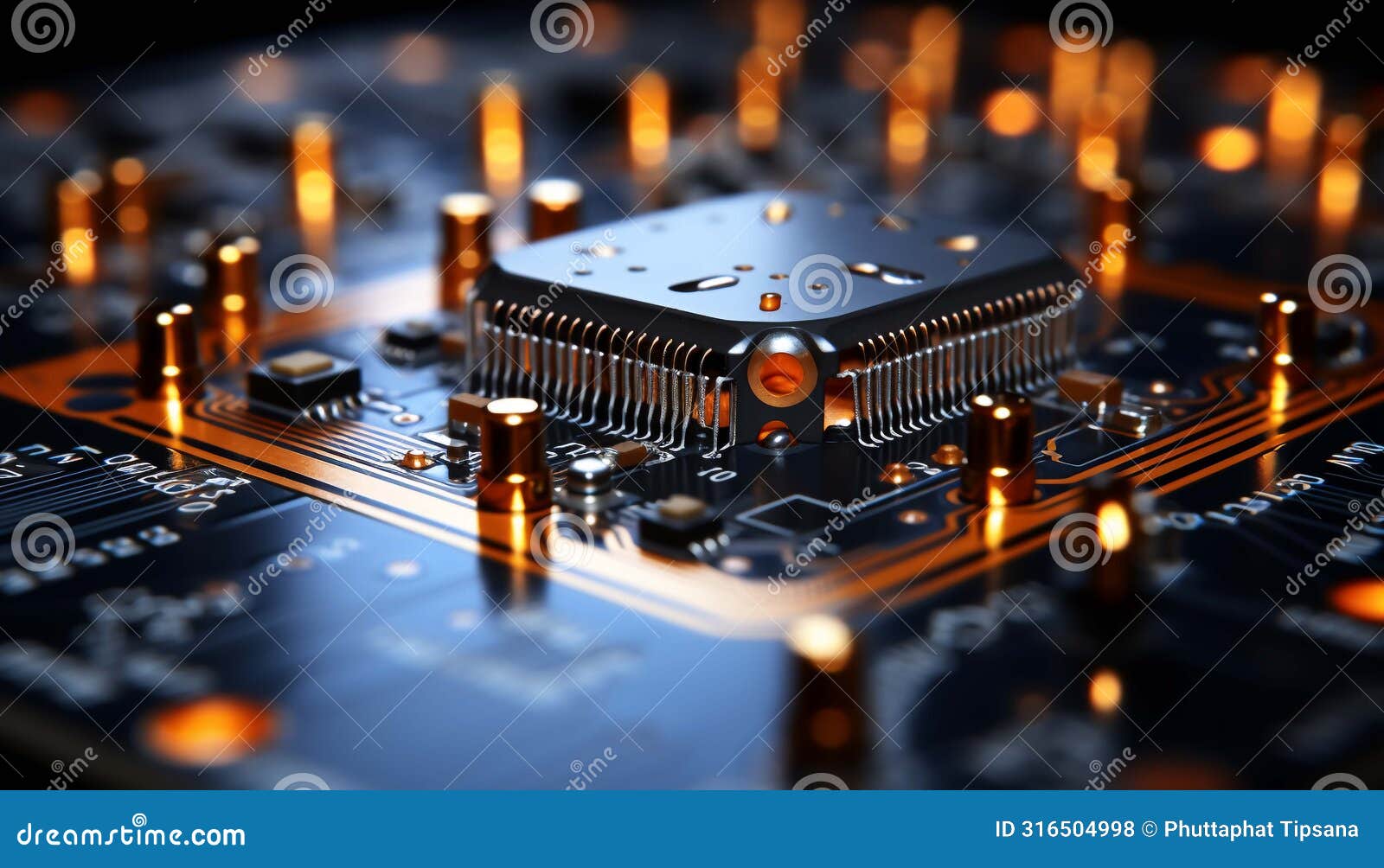 Abstract Advanced Micro Quantum Computer Communication Concept ...