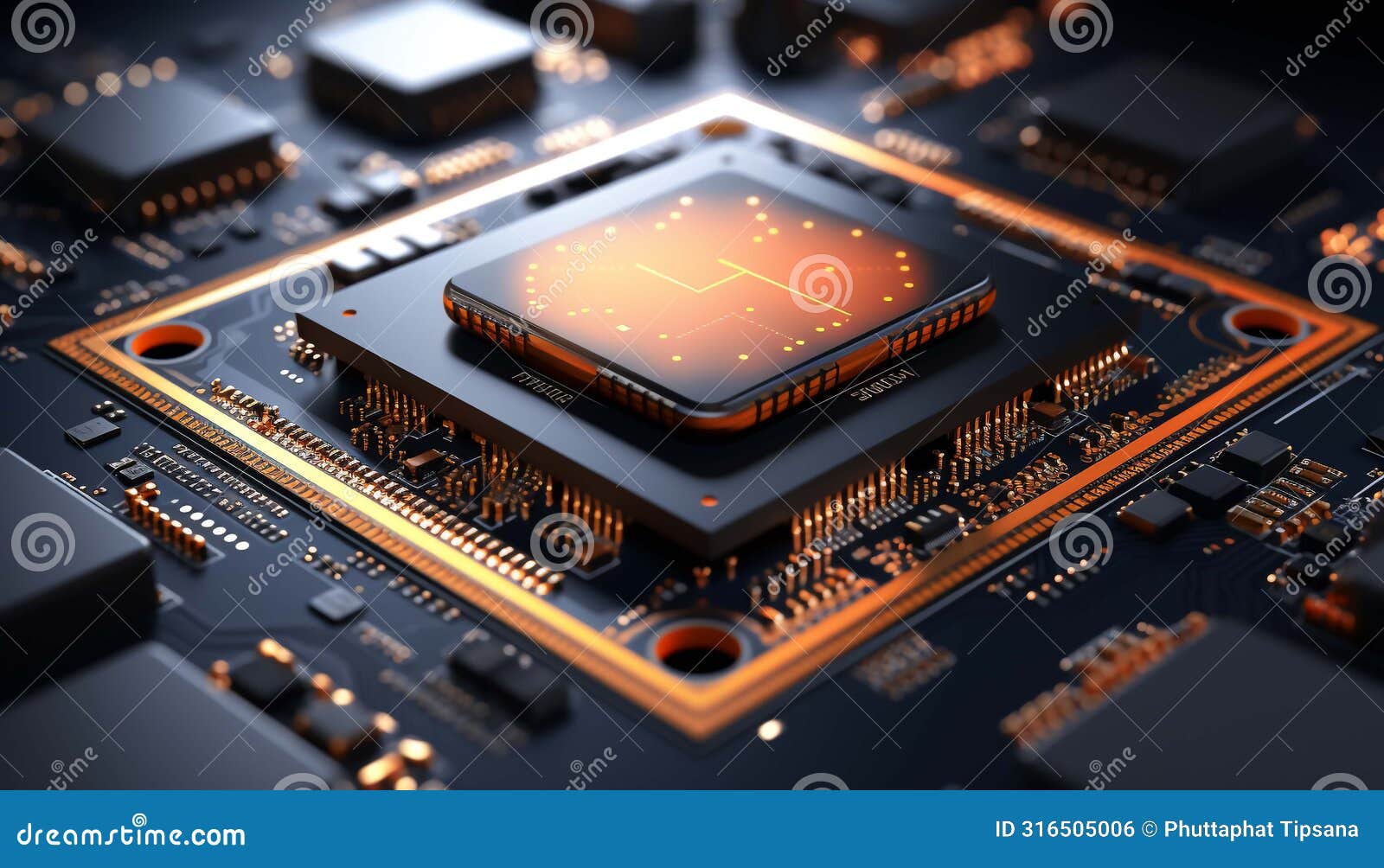 Abstract Advanced Micro Quantum Computer Communication Concept ...