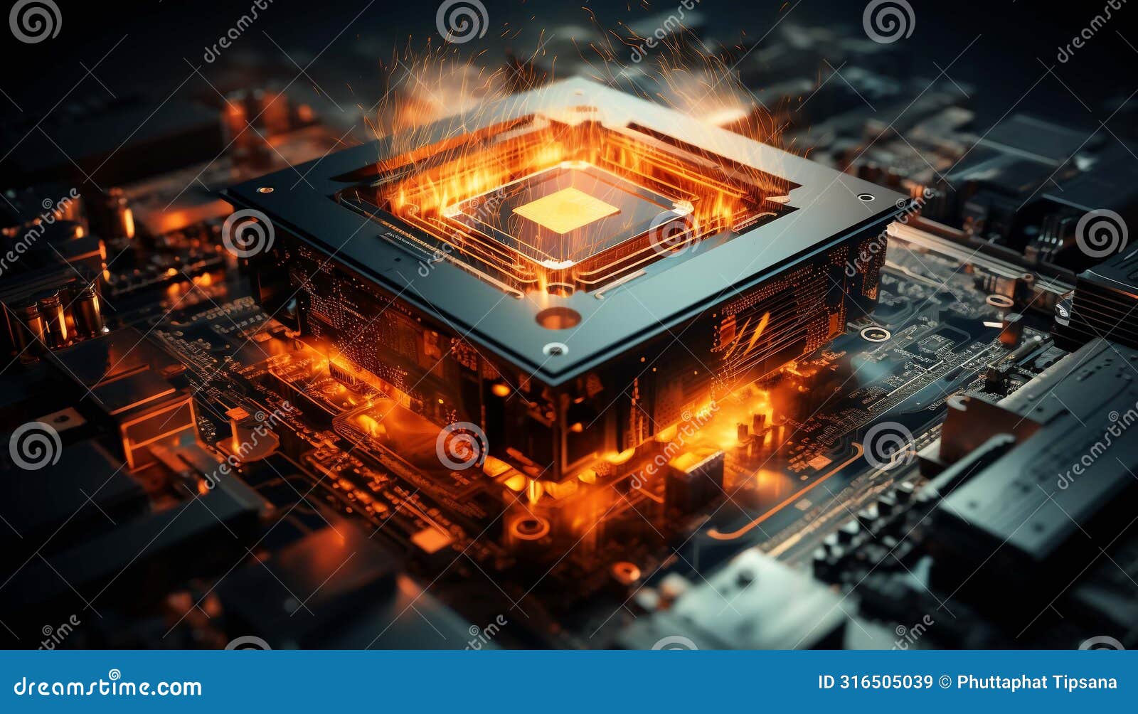 Abstract Advanced Micro Quantum Computer Communication Concept ...