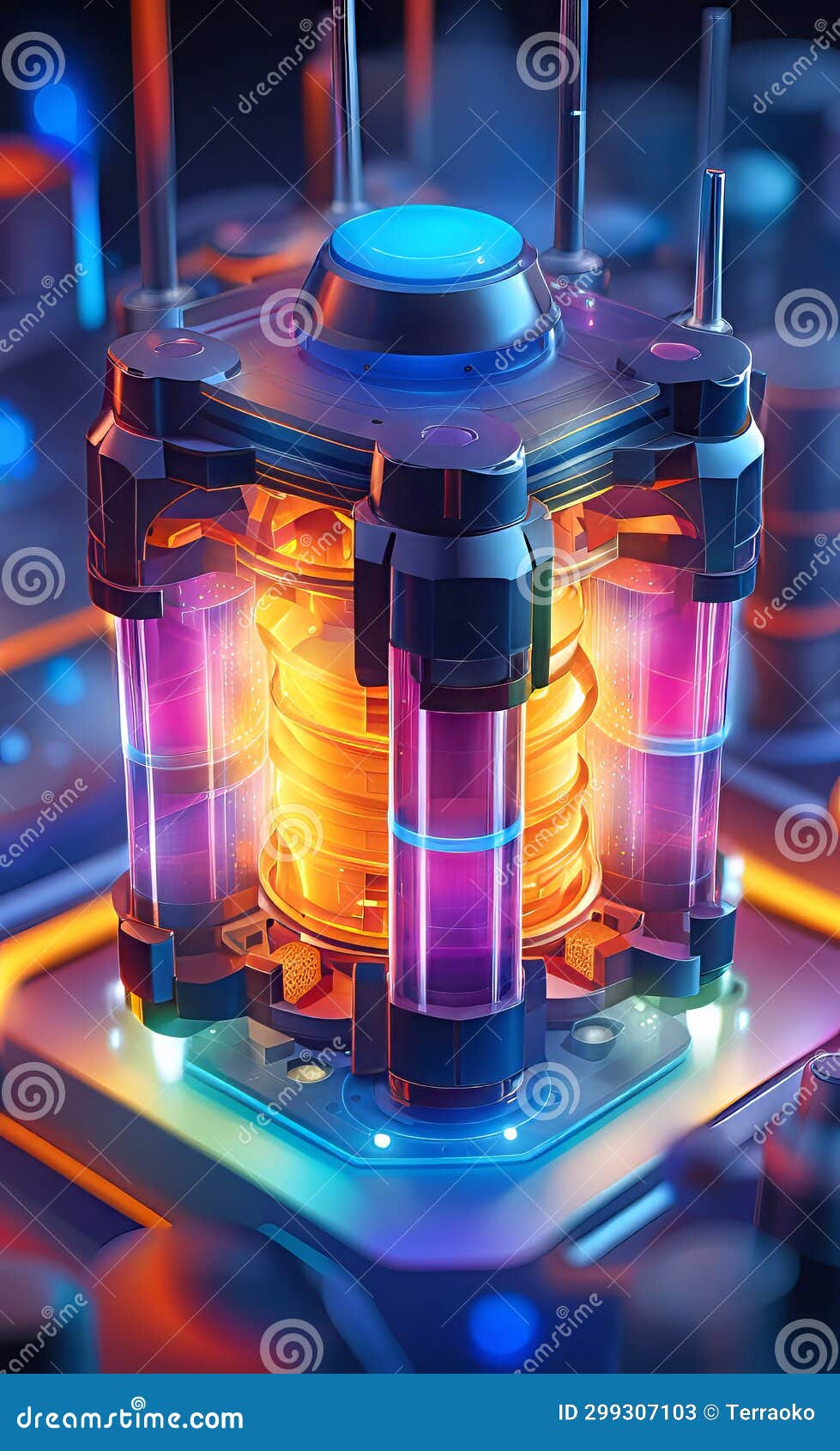 Abstract Advanced Technology, Research and New Discoveries in Science ...