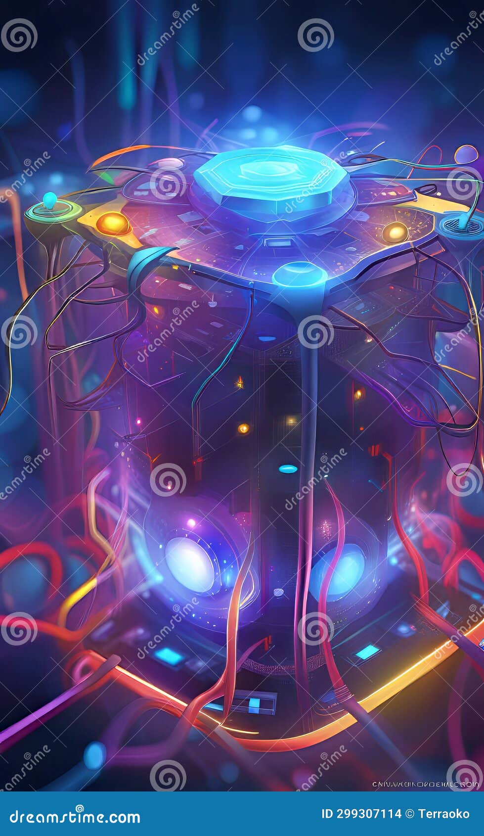 Abstract Advanced Technology, Research and New Discoveries in Science ...