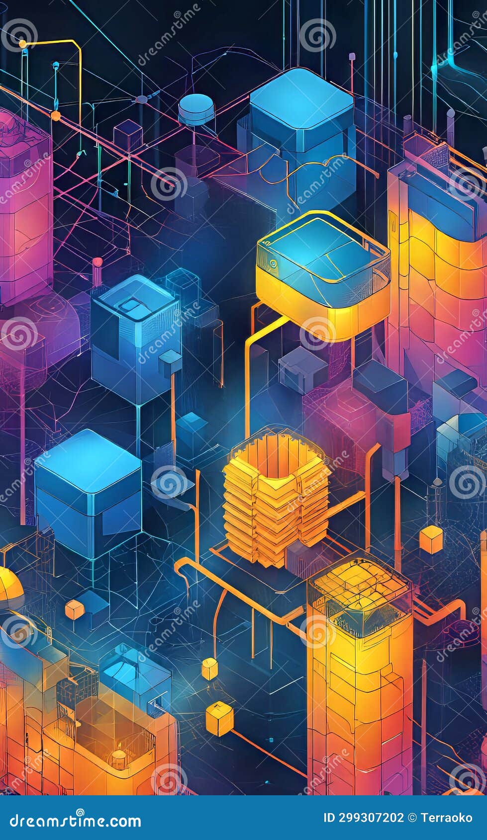 Abstract Advanced Technology, Research and New Discoveries in Science ...