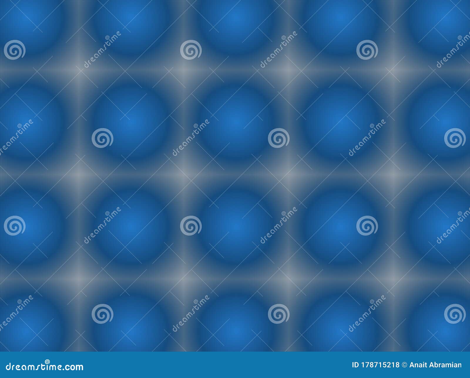 Abstract Advertising Background, Blue Balls, Gradient Decorative Modern ...