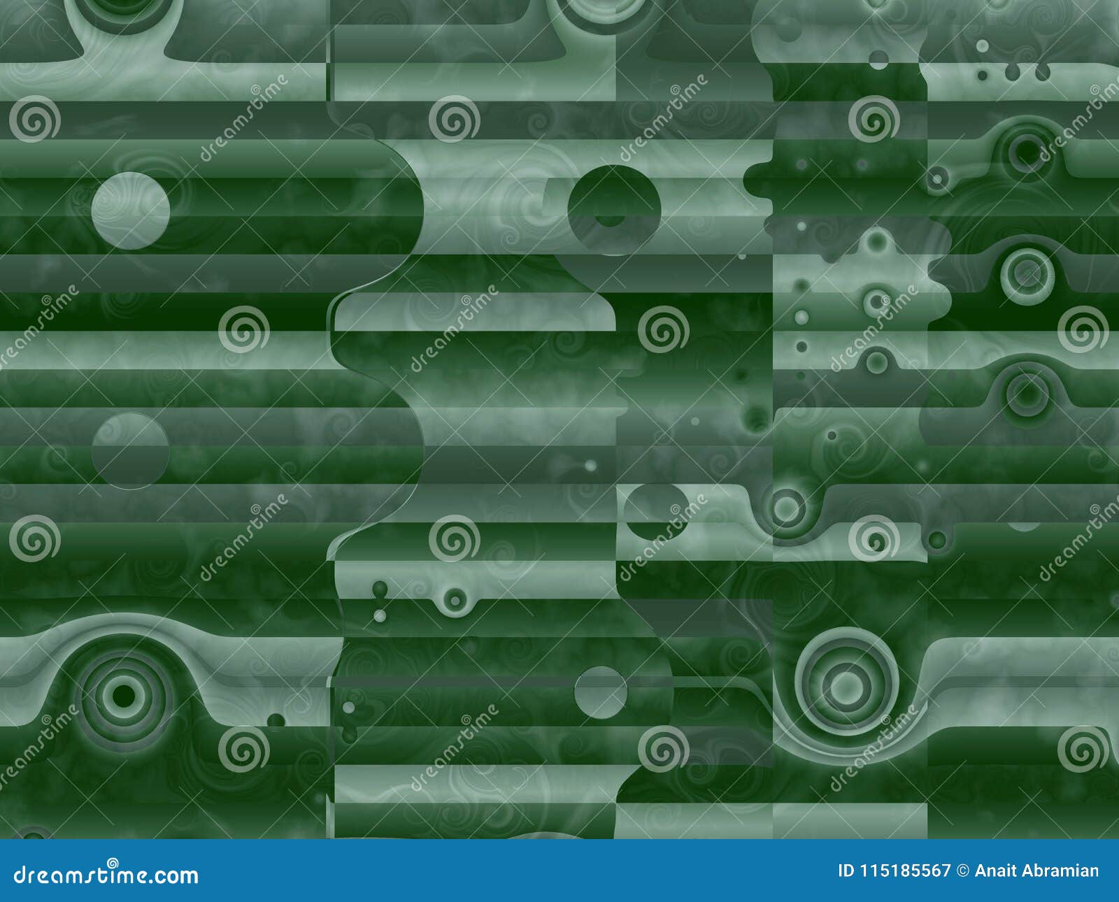 Abstract Background Green Gradient Futuristic Structure Pattern Stock ...