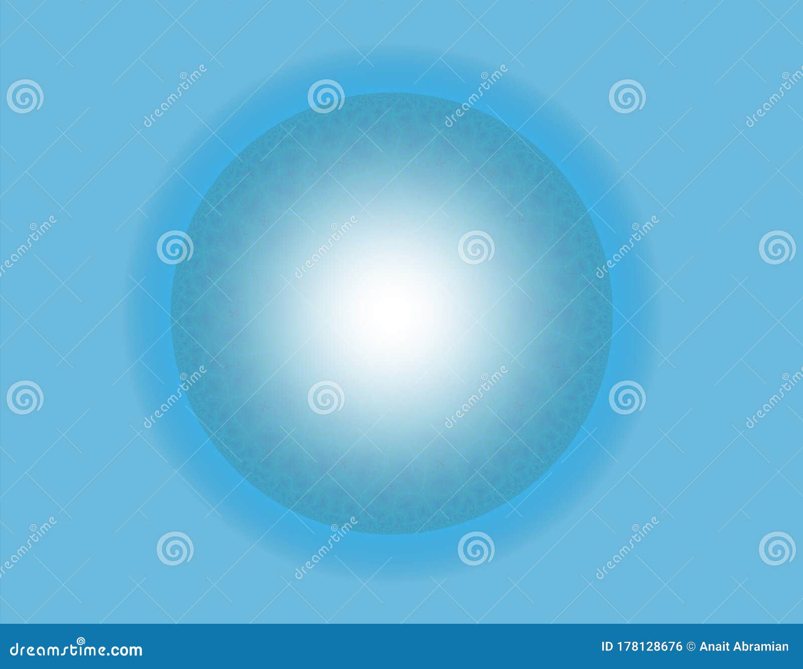 Abstract Advertising, Blue White Sphere, Gradient Horizontal ...