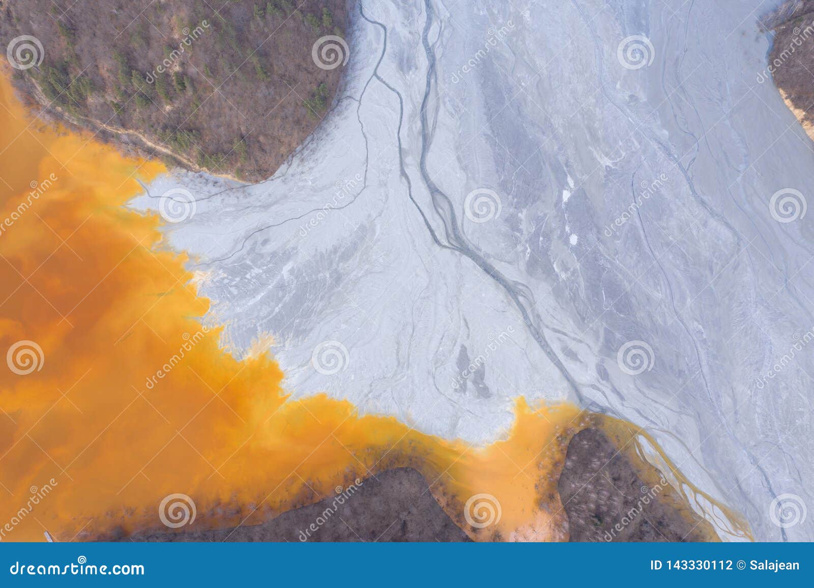 Abstract Aerial Pattern of Mining Industry Residuals Stock Photo ...
