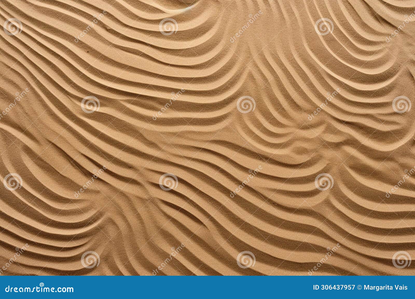Abstract Aesthetic Wavy Pattern on Sand Top View, Sand Ripples ...