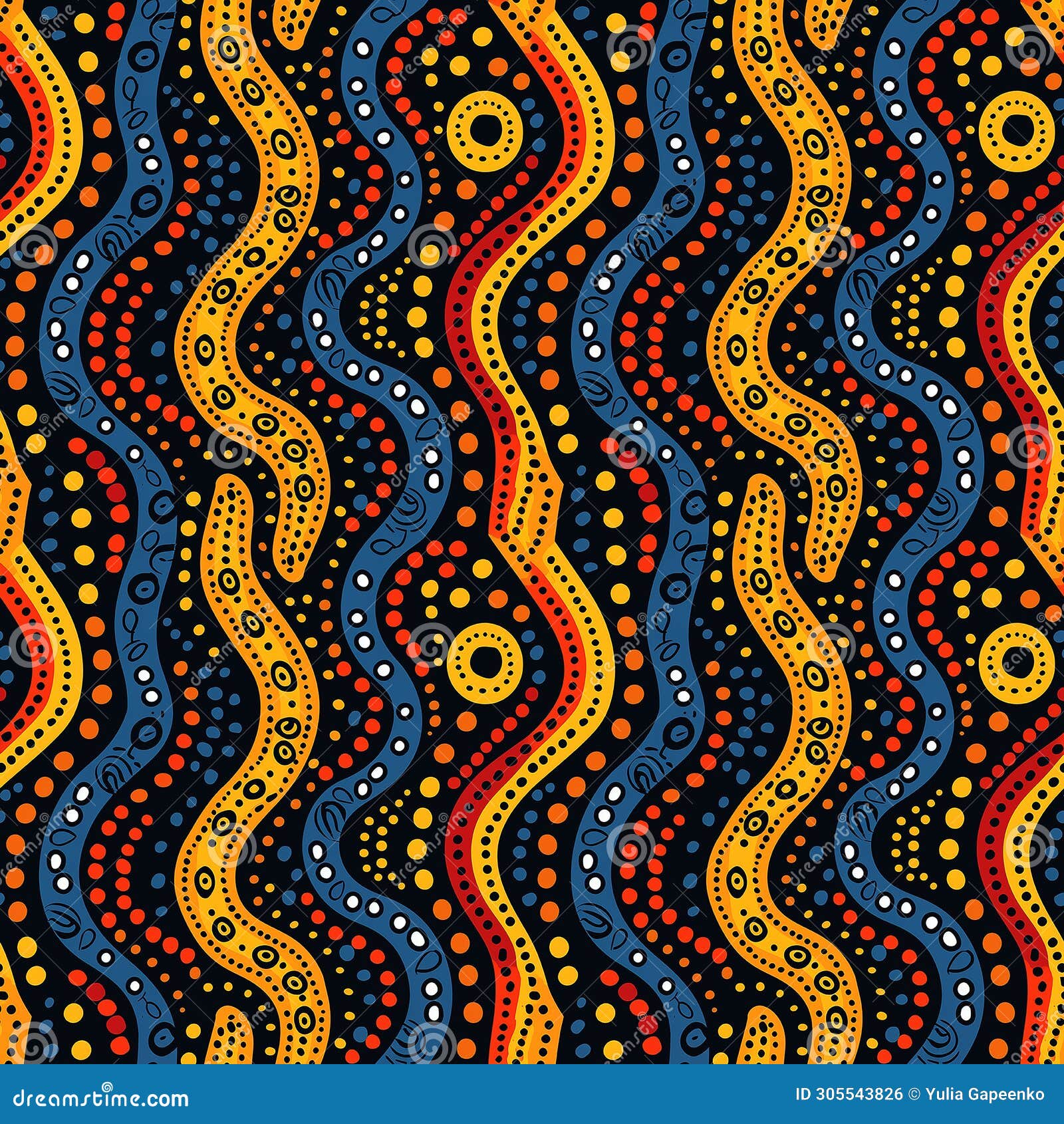 Abstract African Background Seamless Pattern Stock Photo - Image of ...