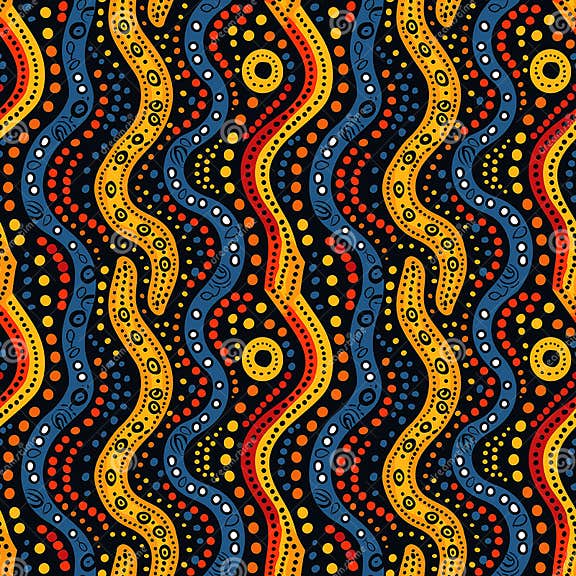 Abstract African Background Seamless Pattern Stock Photo - Image of ...