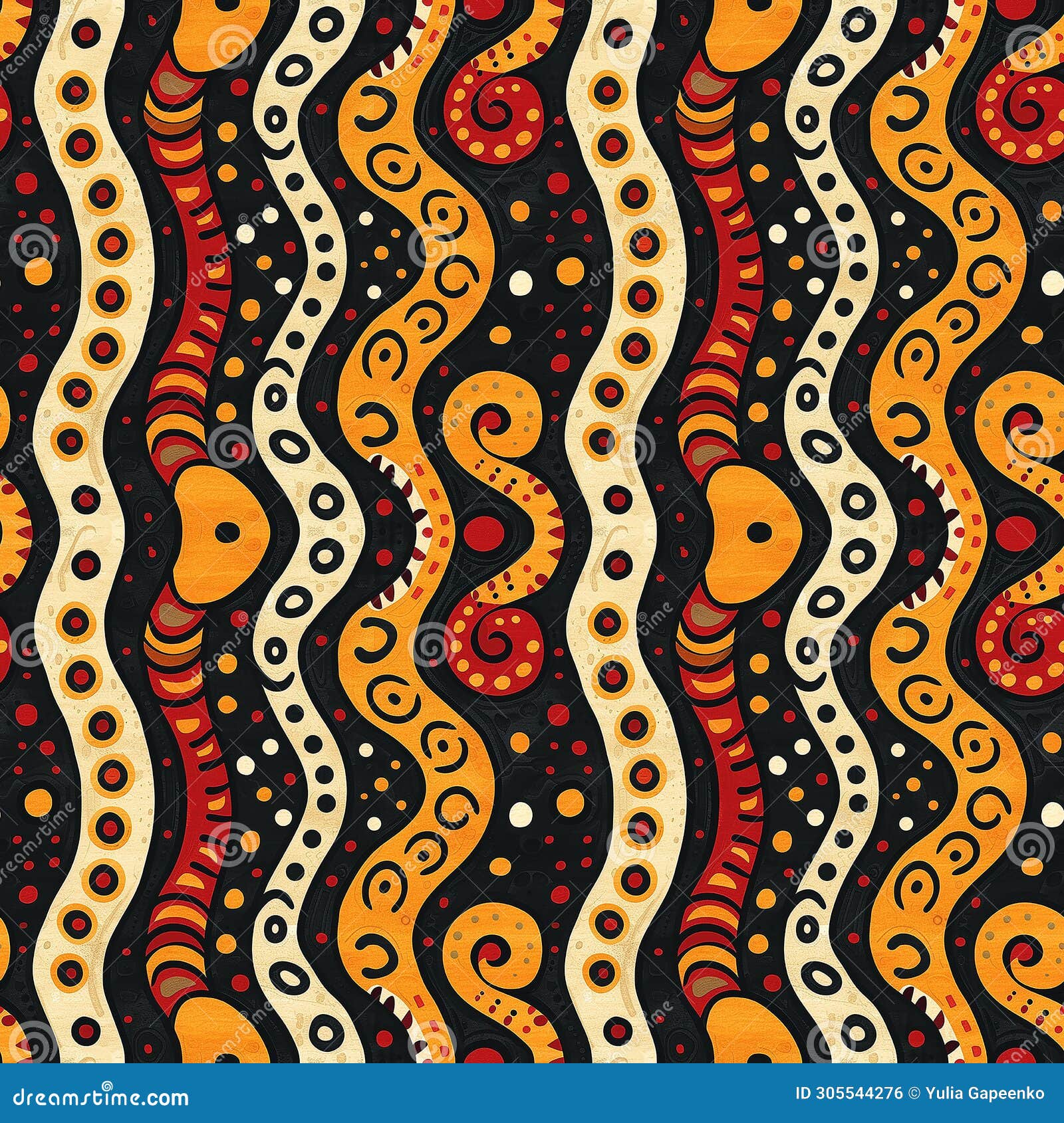 Abstract African Background Seamless Pattern Stock Photo - Image of ...