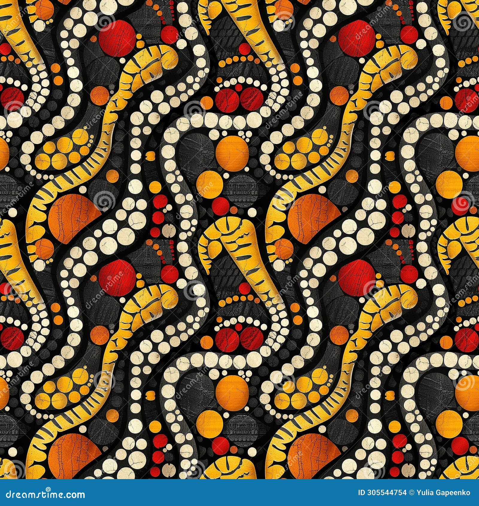Abstract African Background Seamless Pattern Stock Photo - Image of ...