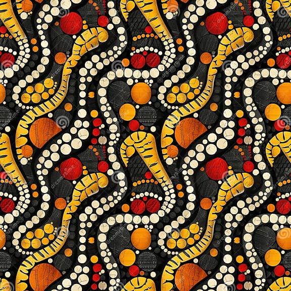 Abstract African Background Seamless Pattern Stock Photo - Image of ...