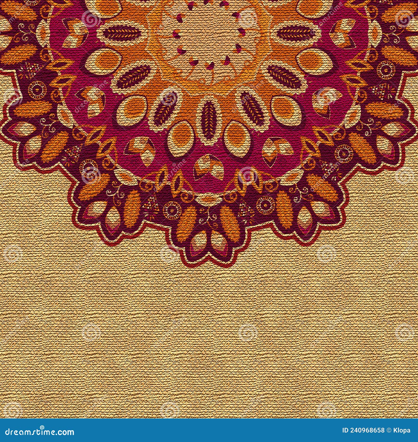 Abstract African Native Seamless Pattern Stock Illustration ...