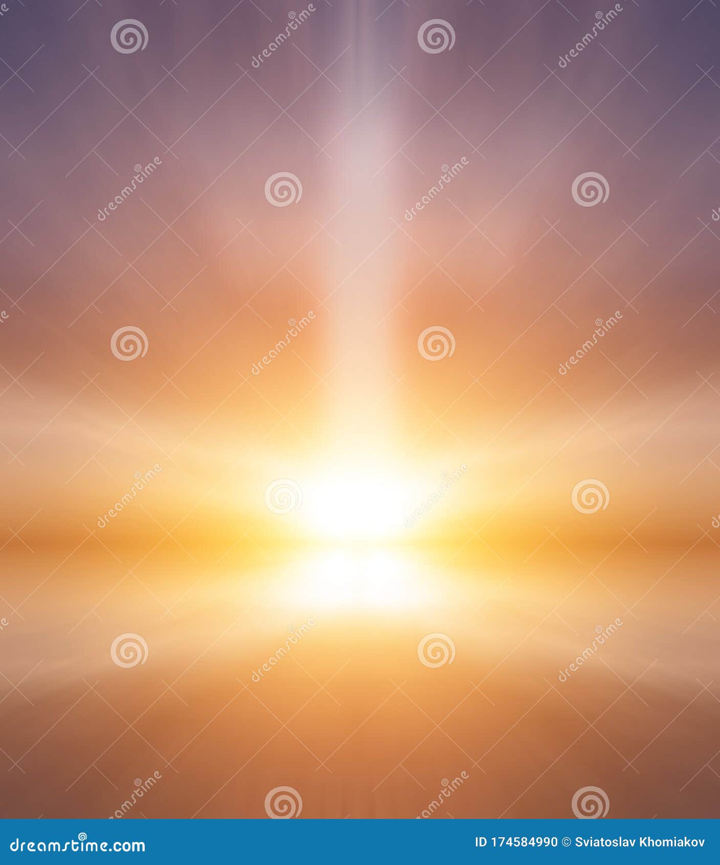 Abstract Against the Backdrop of a Sunset Symbolizing Hope Stock Photo ...