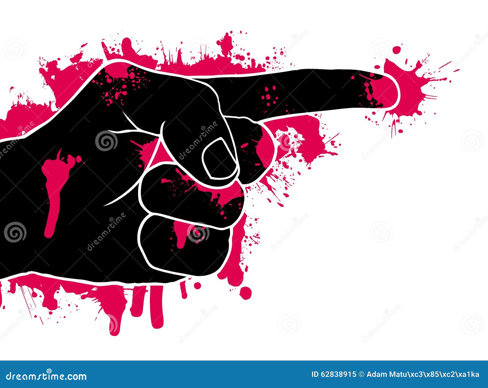 Abstract of aggression stock vector. Illustration of killer - 62838915